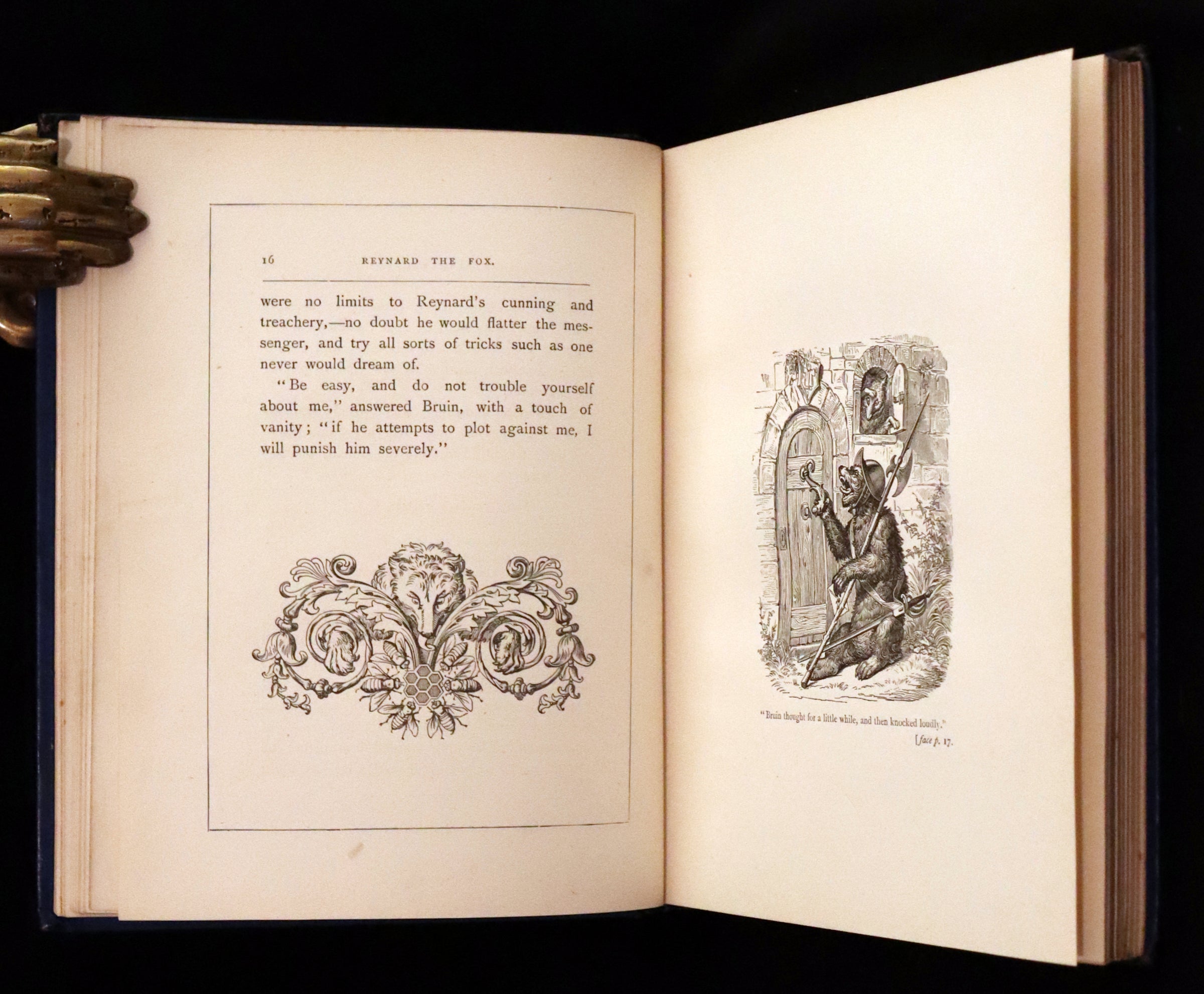 1886 Rare Book - Reynard The Fox, An Old Medieval Story Retold by Mme ...