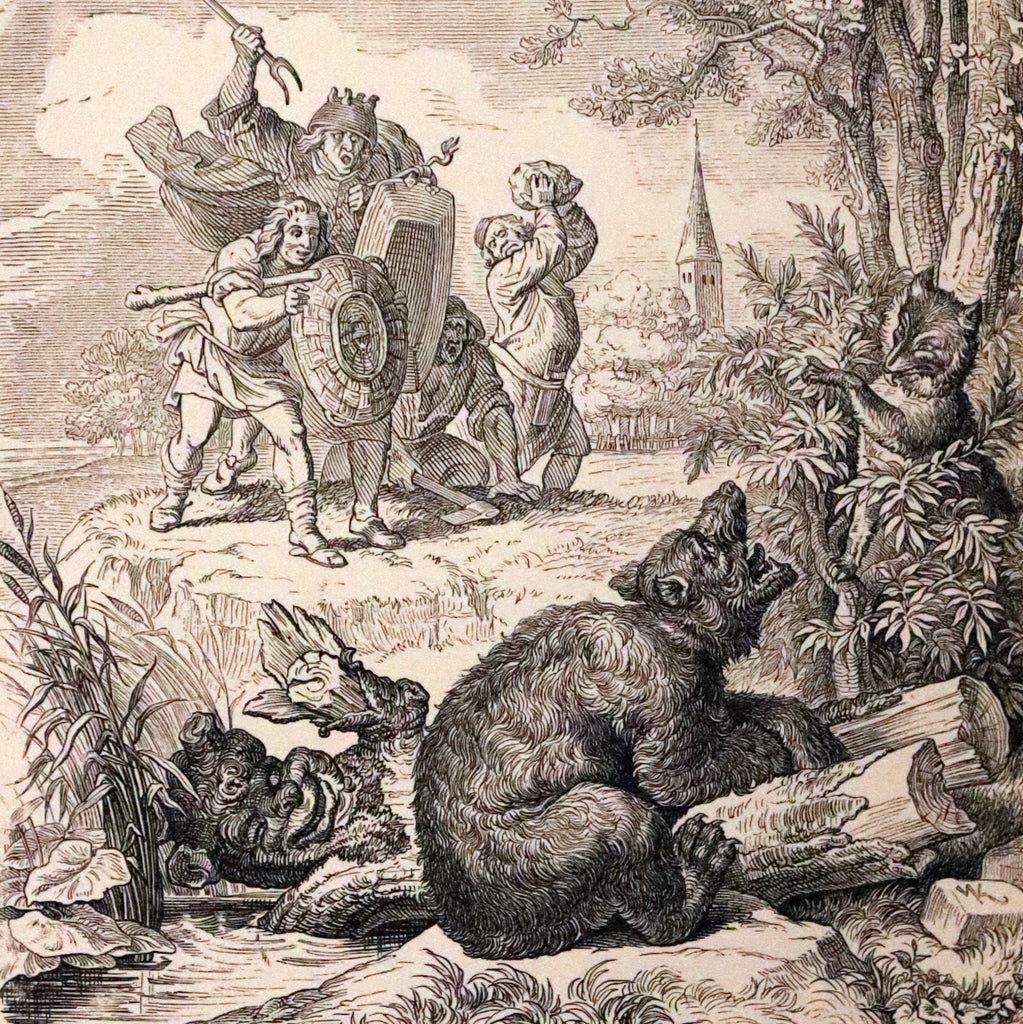 1886 Rare Book - Reynard The Fox, An Old Medieval Story Retold by Mme ...