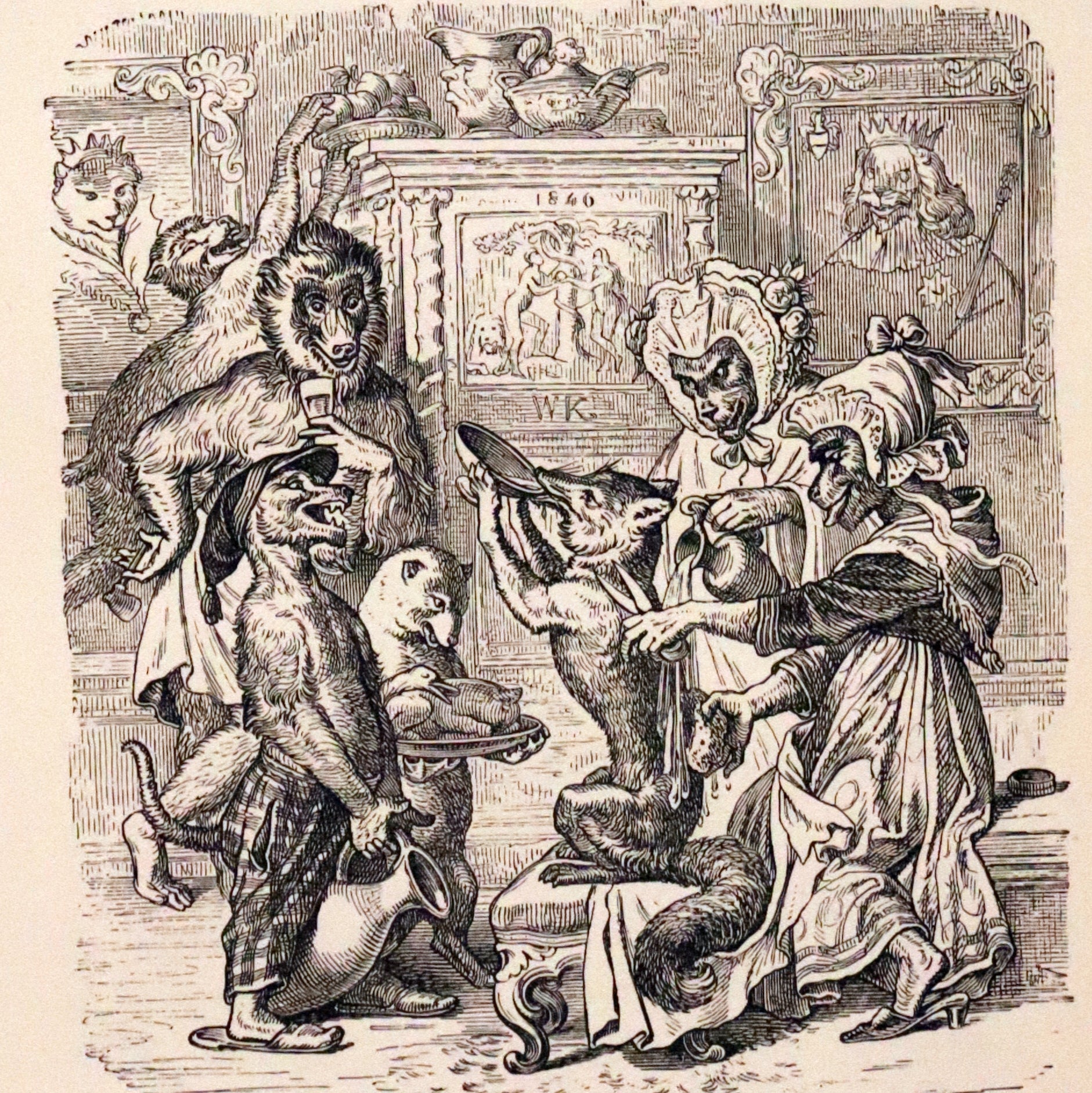 1886 Rare Book - Reynard The Fox, An Old Medieval Story Retold by Mme ...