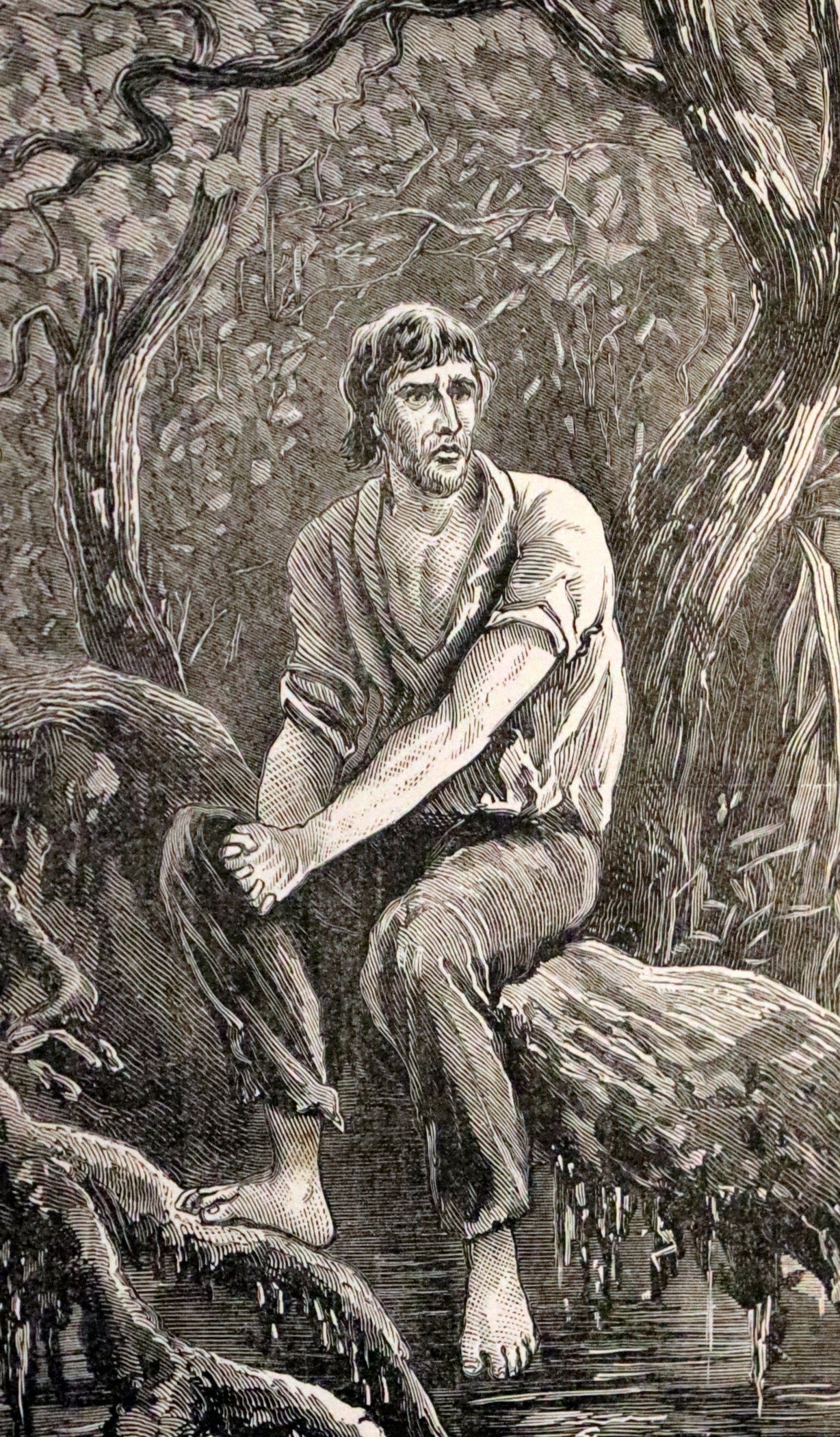 1890 Rare Victorian Book - The Madman and the Pirate by Robert Michael ...