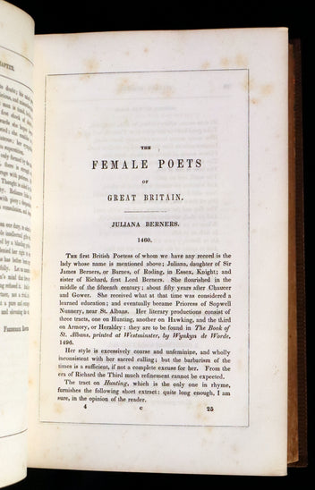 1854 Rare Victorian Book - The Female Poets of Great Britain ...