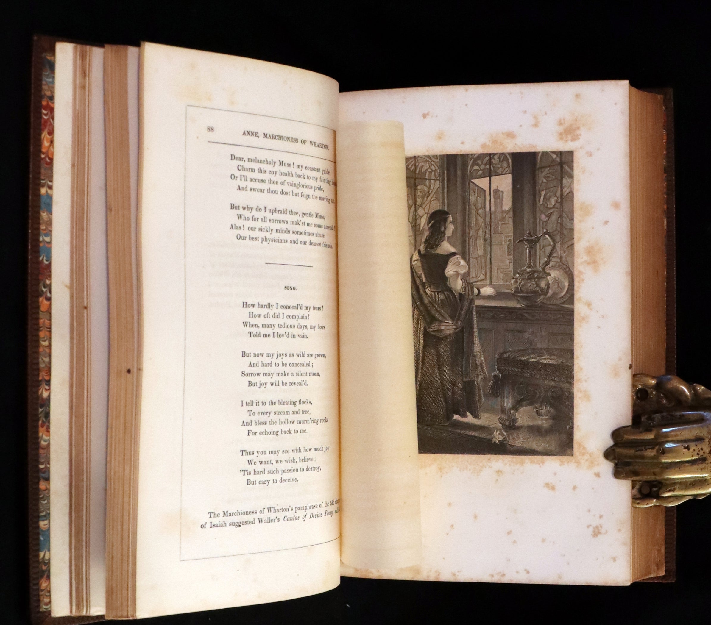 1854 Rare Victorian Book - The Female Poets of Great Britain Chronolog ...