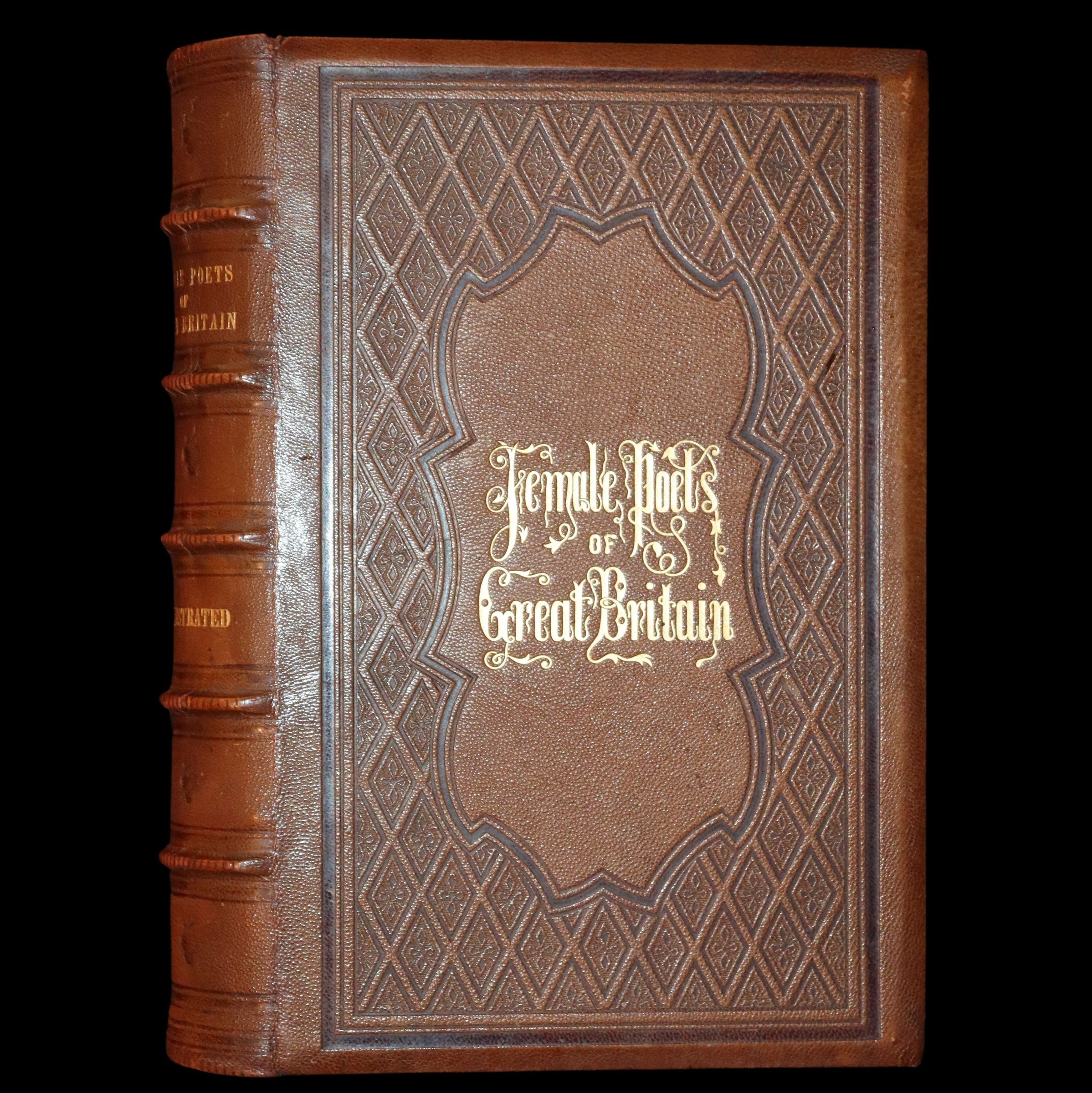 1854 Rare Victorian Book - The Female Poets of Great Britain ...