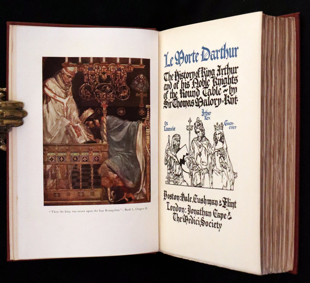1927 Rare First one-volume Edition - Le Morte Darthur, The History of ...