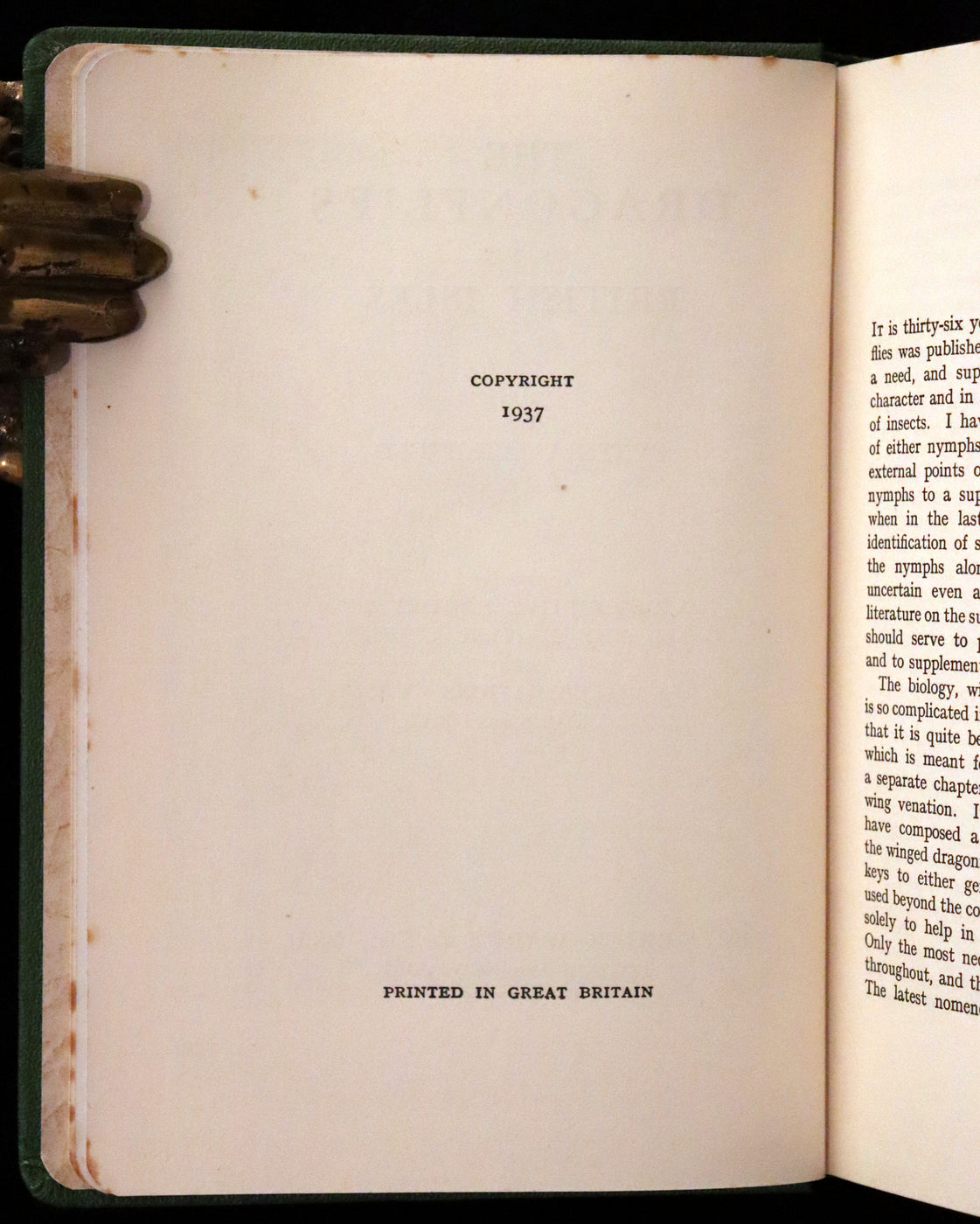 1937 Rare First Edition - The Dragonflies of the British Isles by ...