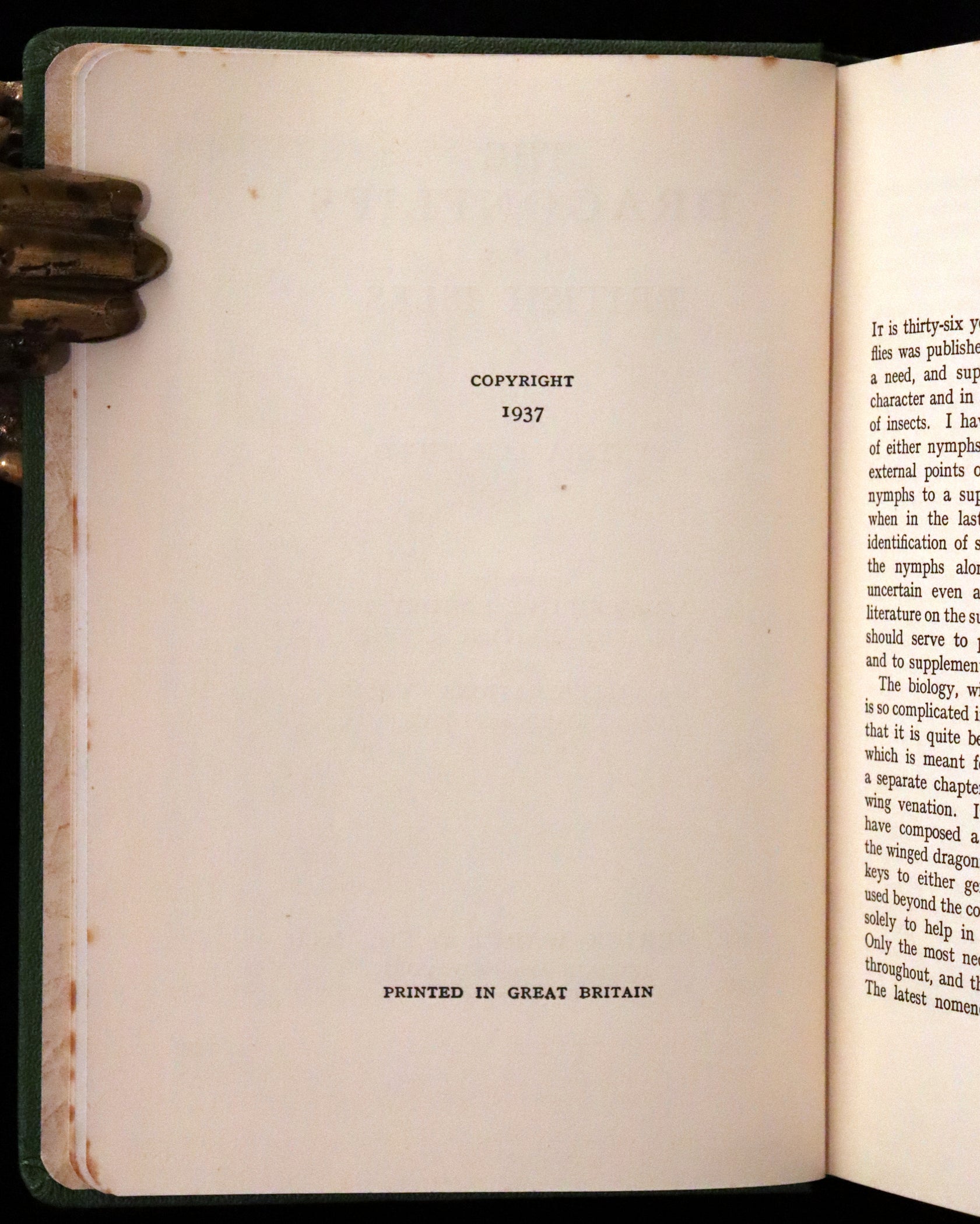 1937 Rare First Edition - The Dragonflies of the British Isles by ...