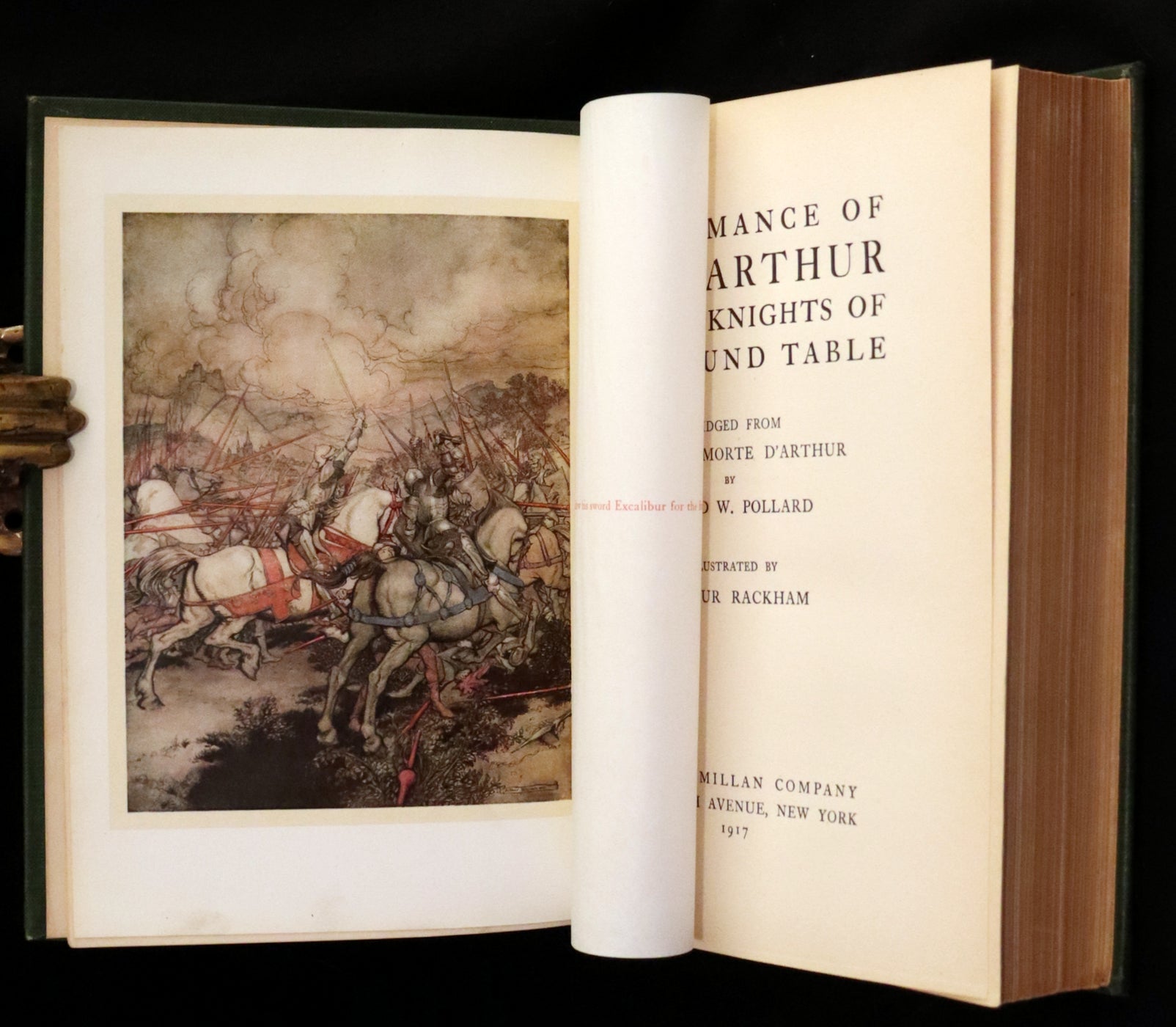 1917 Rare First Edition - Romance of King Arthur and His Knights of the ...