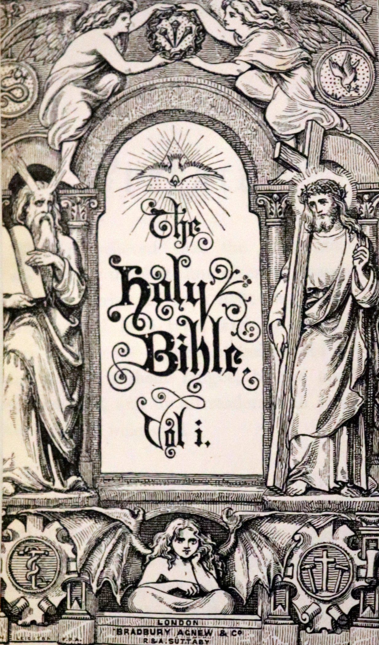 1875 Rare Victorian Edition - Holy Bible (11 Volume Box Set) Old and N ...