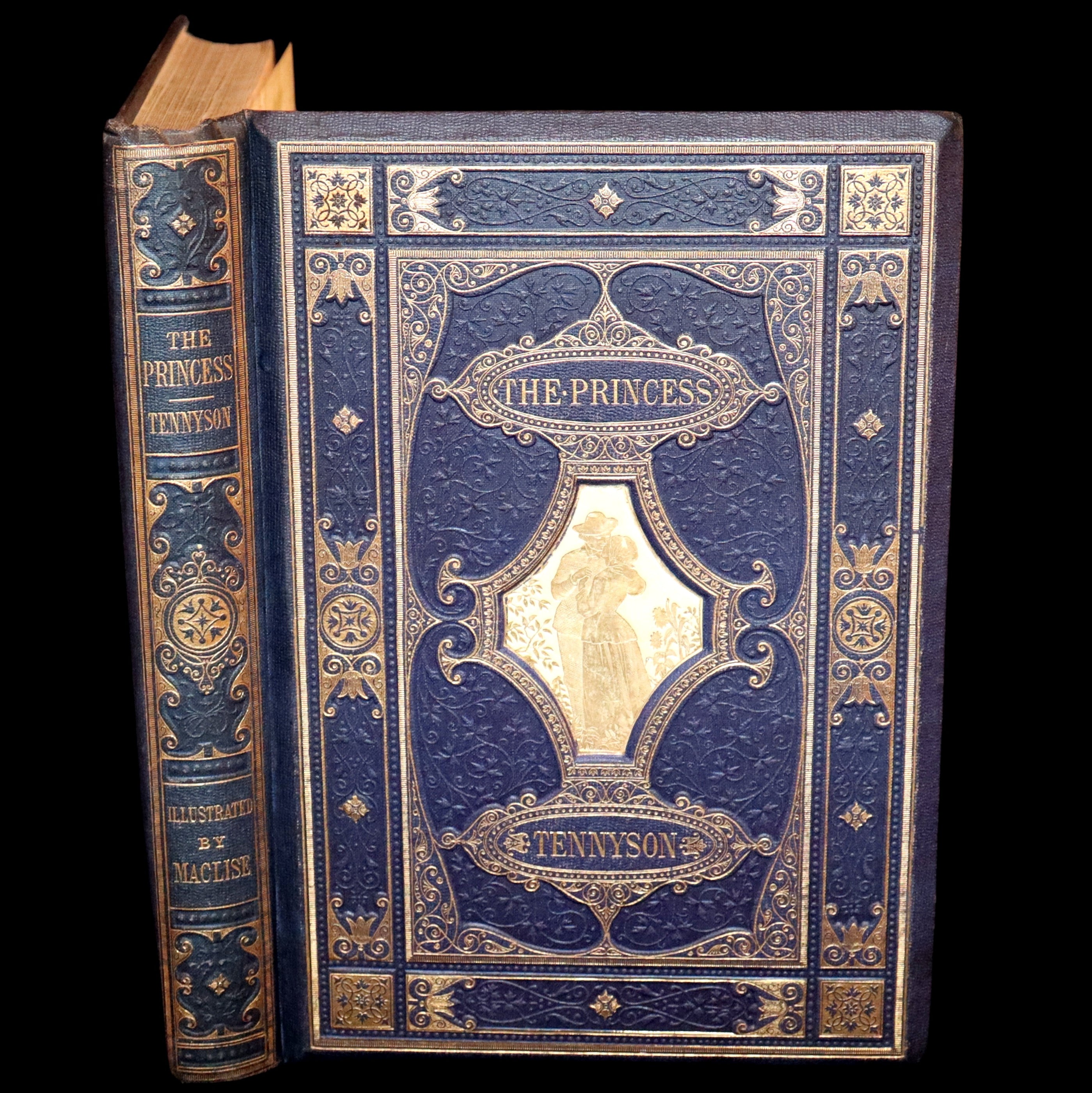 1860 Rare First illustrated Edition by Maclise - The Princess by Alfre ...
