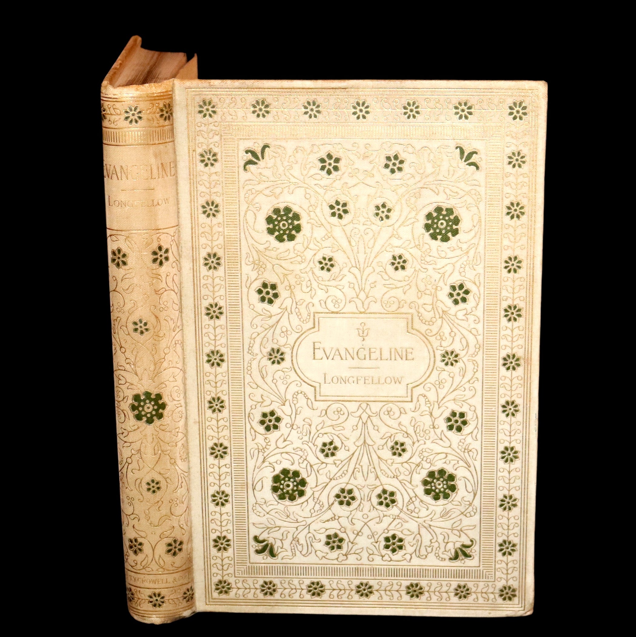 1893 Rare Victorian Book - Evangeline, A tale of Acadie by Henry ...