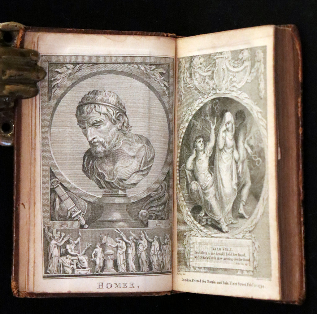 1807 Scarce Complete Book Set - The Odyssey and Iliad by Homer. Illust ...