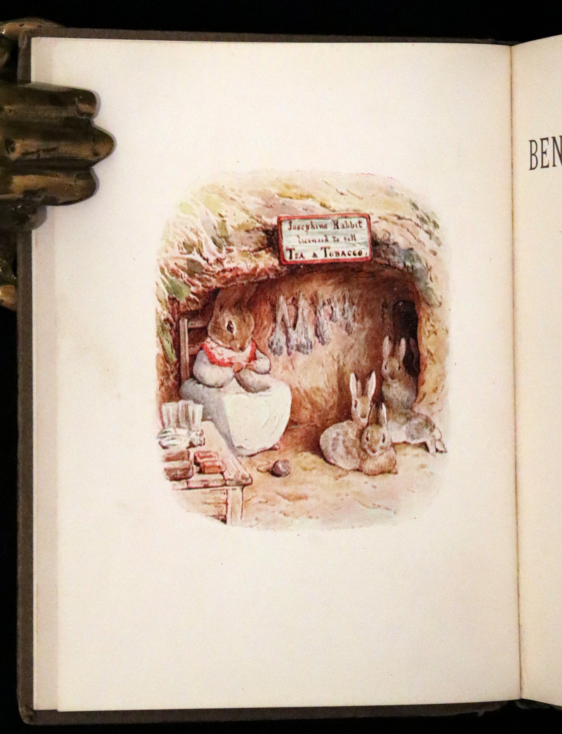 1904 First US Edition - The Tale of Benjamin Bunny by Beatrix Potter ...