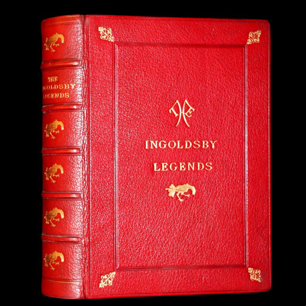 1882 Rare Carmine Edition - Ingoldsby Legends Illustrated by Cruikshank ...