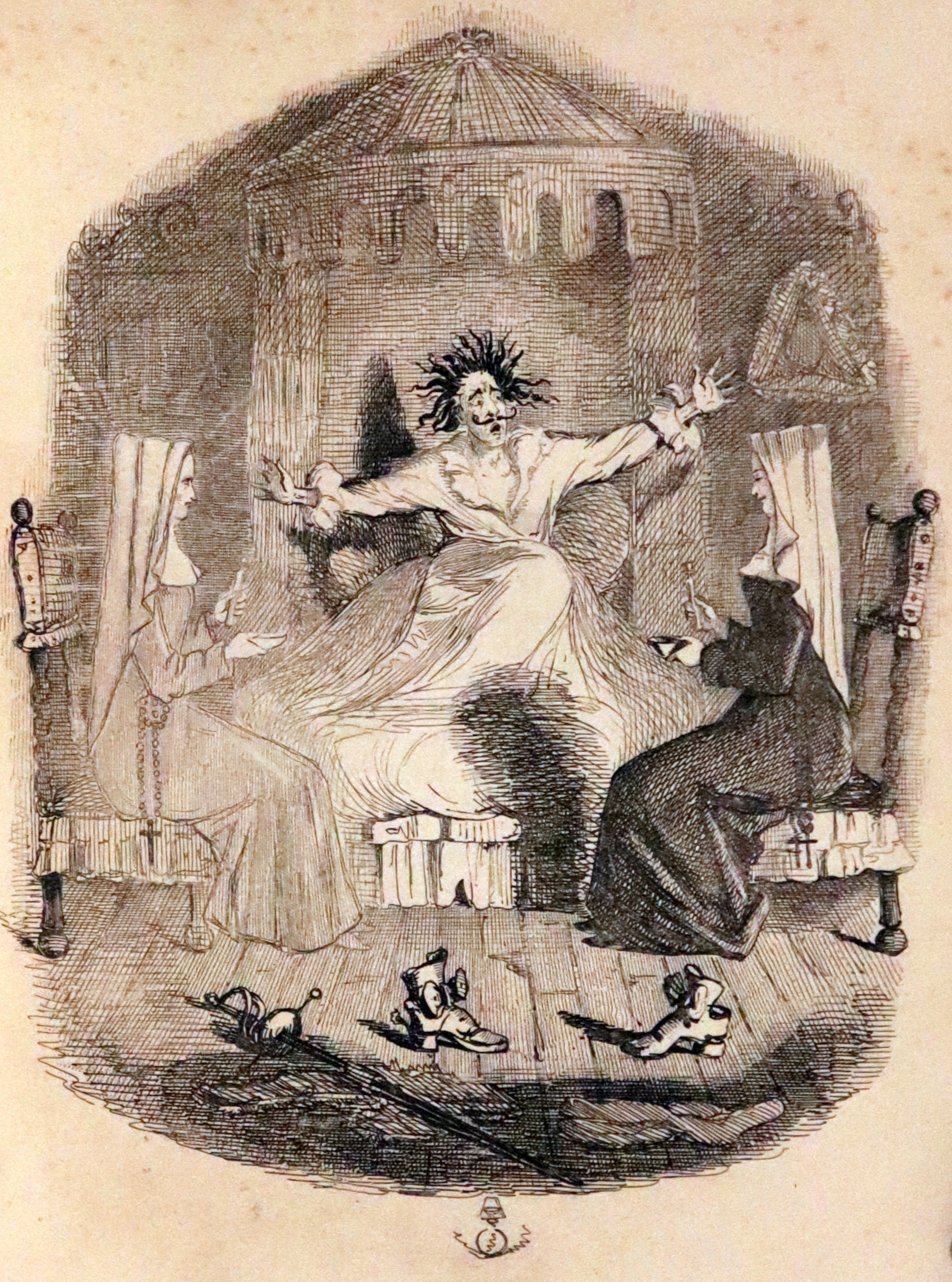 1882 Rare Carmine Edition - Ingoldsby Legends Illustrated by Cruikshank ...