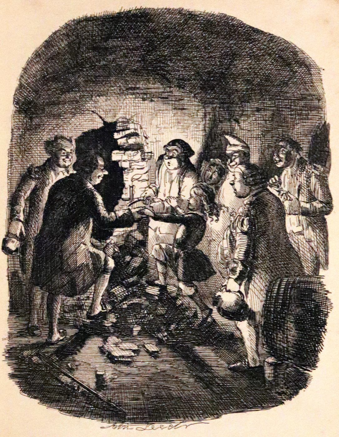 1882 Rare Carmine Edition - Ingoldsby Legends Illustrated by Cruikshank ...