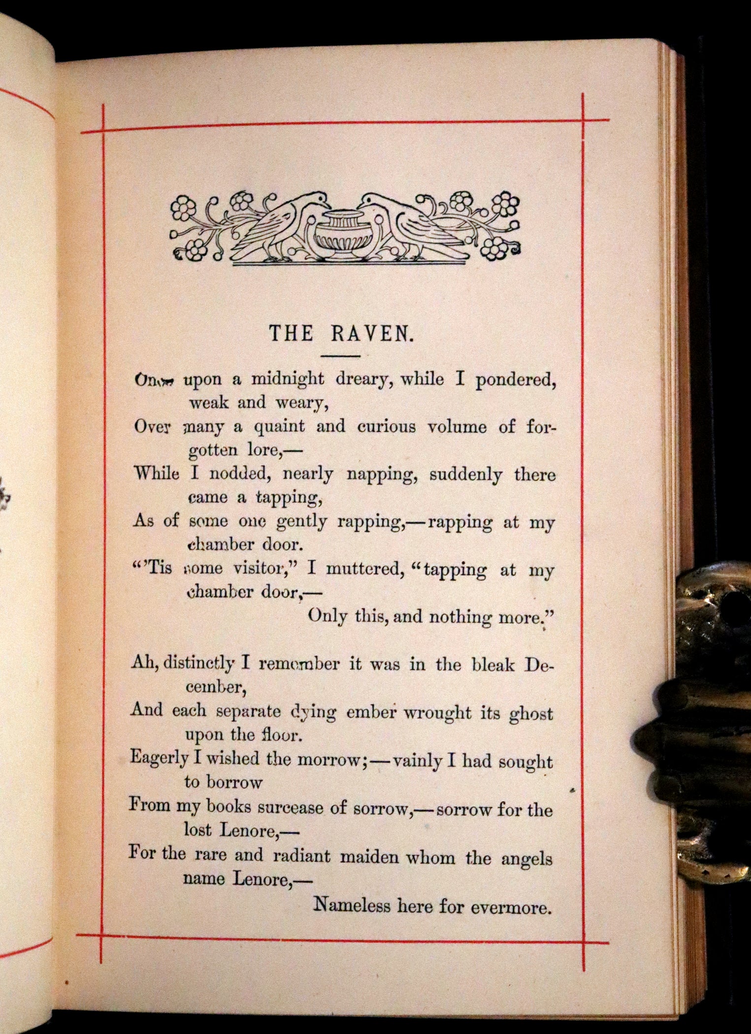 1882 Rare Book - Poems by Edgar Allan Poe with Memoir (The Raven ...