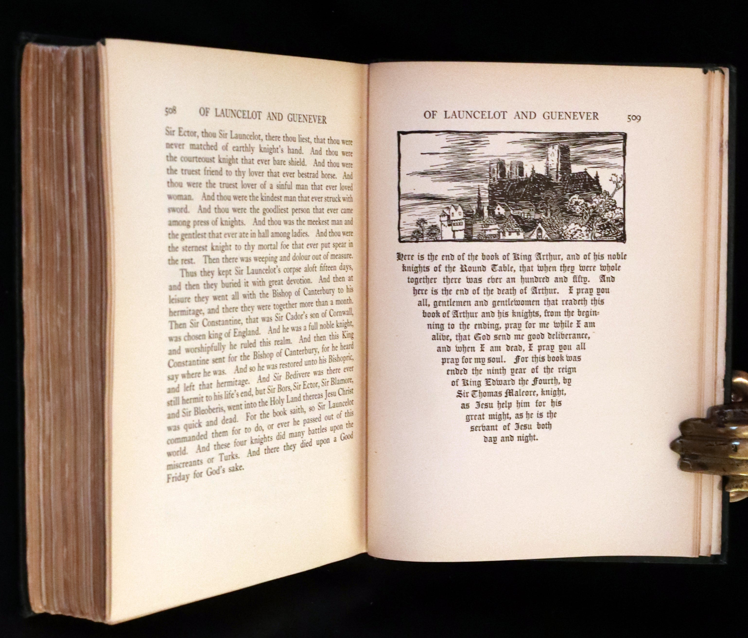 1917 Rare First Edition - Romance of King Arthur and His Knights of th ...