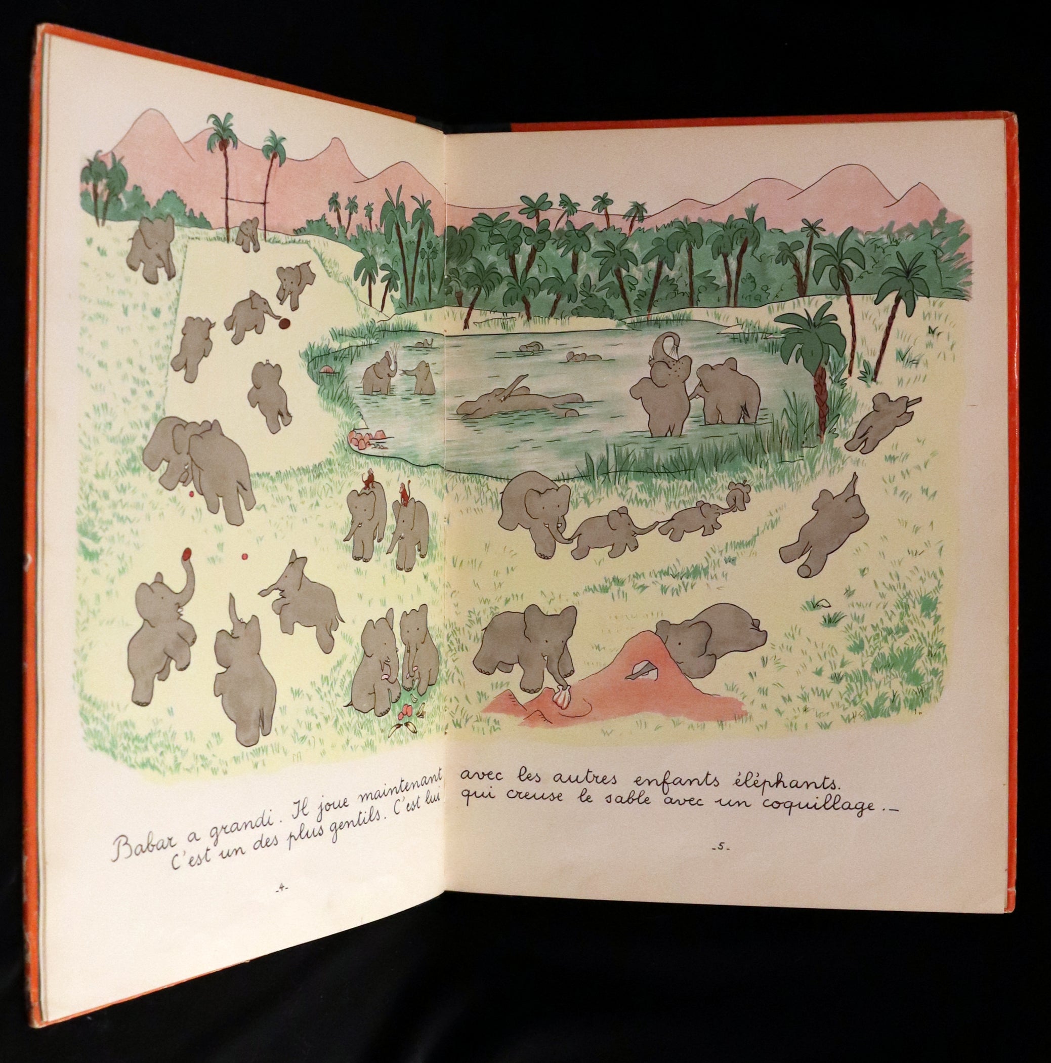1931 True French First Edition - Histoire de Babar le Petit Elephant by ...