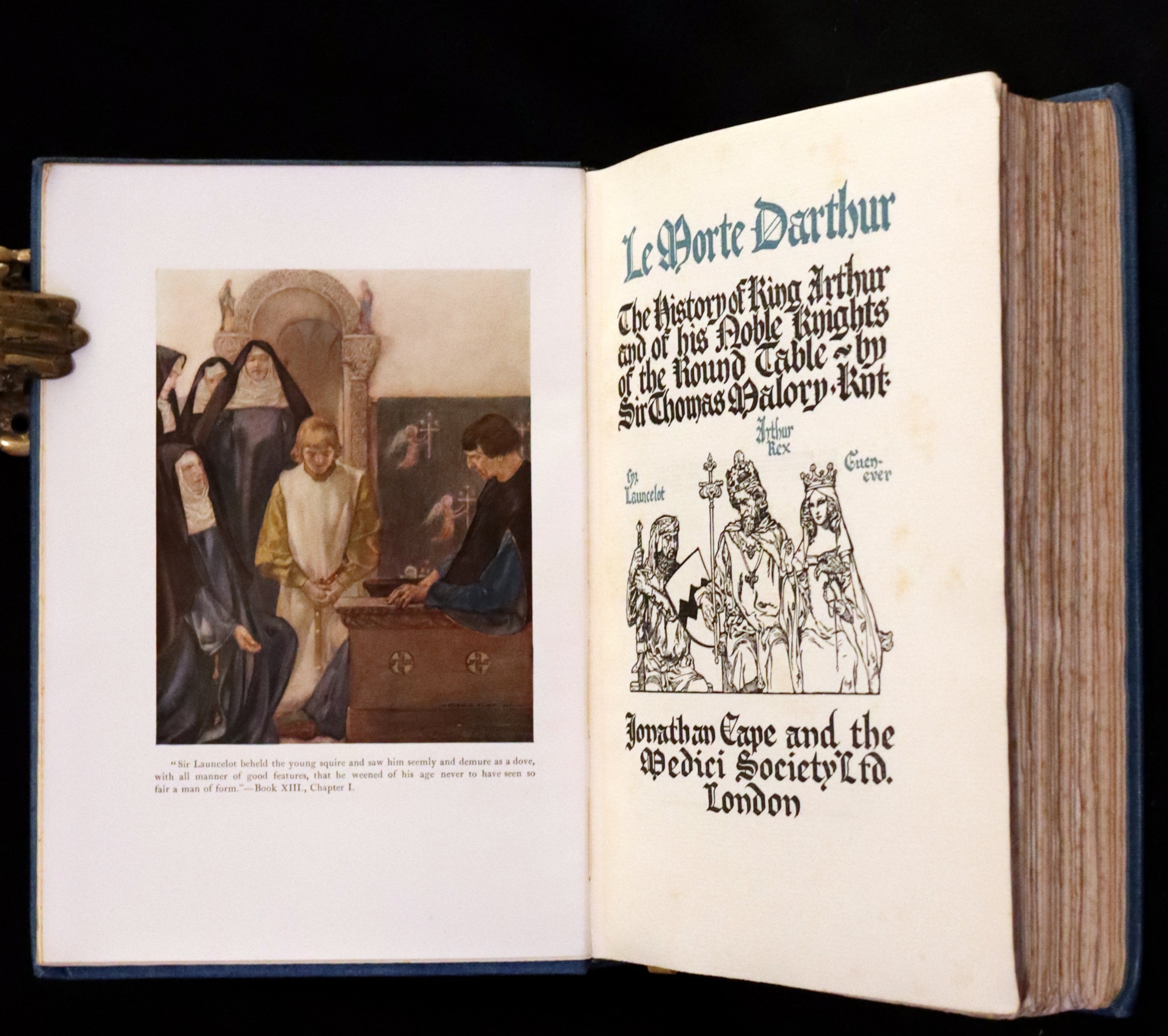 1923 Rare Book set - Le Morte Darthur, The History of King Arthur and ...
