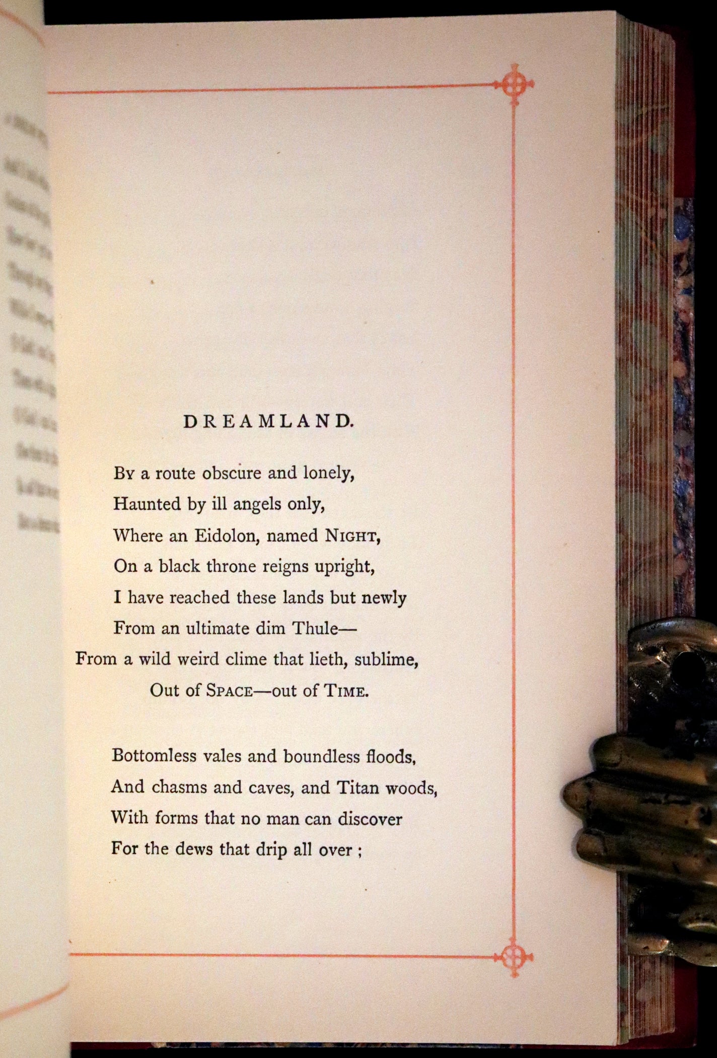 1890 Rare Book - Poems by Edgar Allan Poe including The Raven, Annabel ...