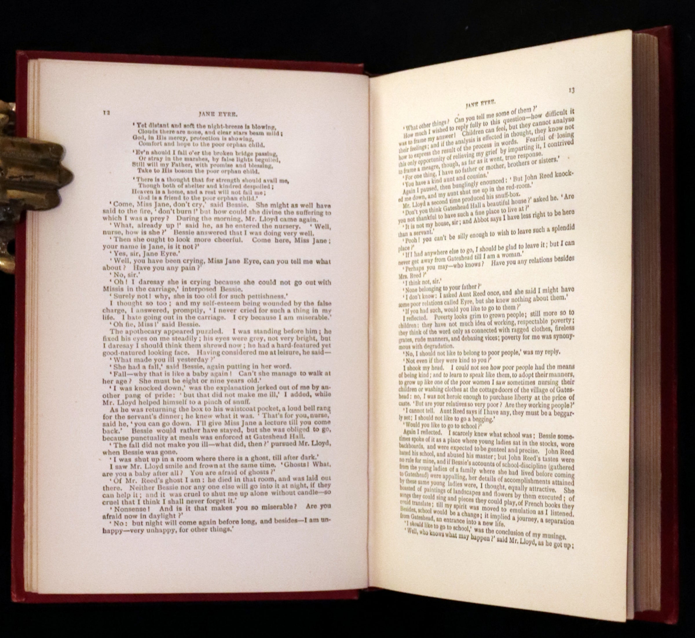 1895 Rare Victorian Edition - Jane Eyre. An Autobiography by Currer ...