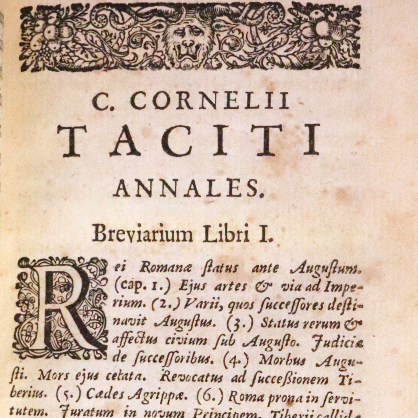 1687 Rare Latin Vellum Book - Tacitus Works on Roman Empire's Society ...