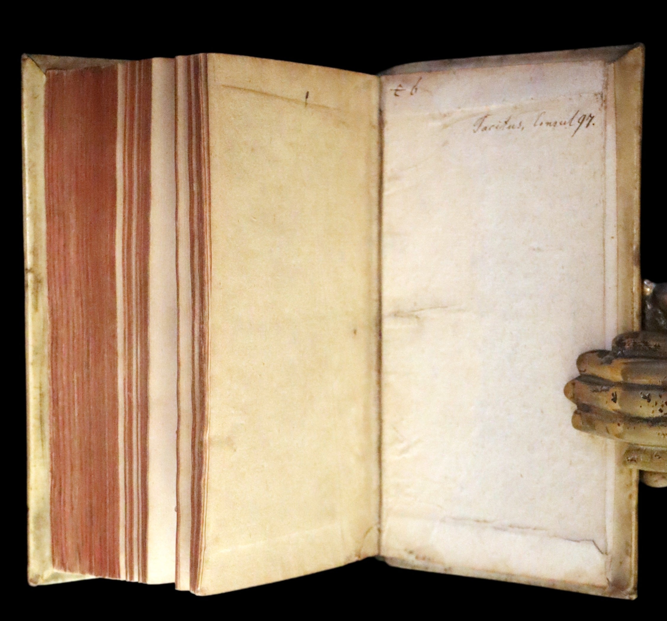 1687 Rare Latin Vellum Book - Tacitus Works on Roman Empire's Society ...
