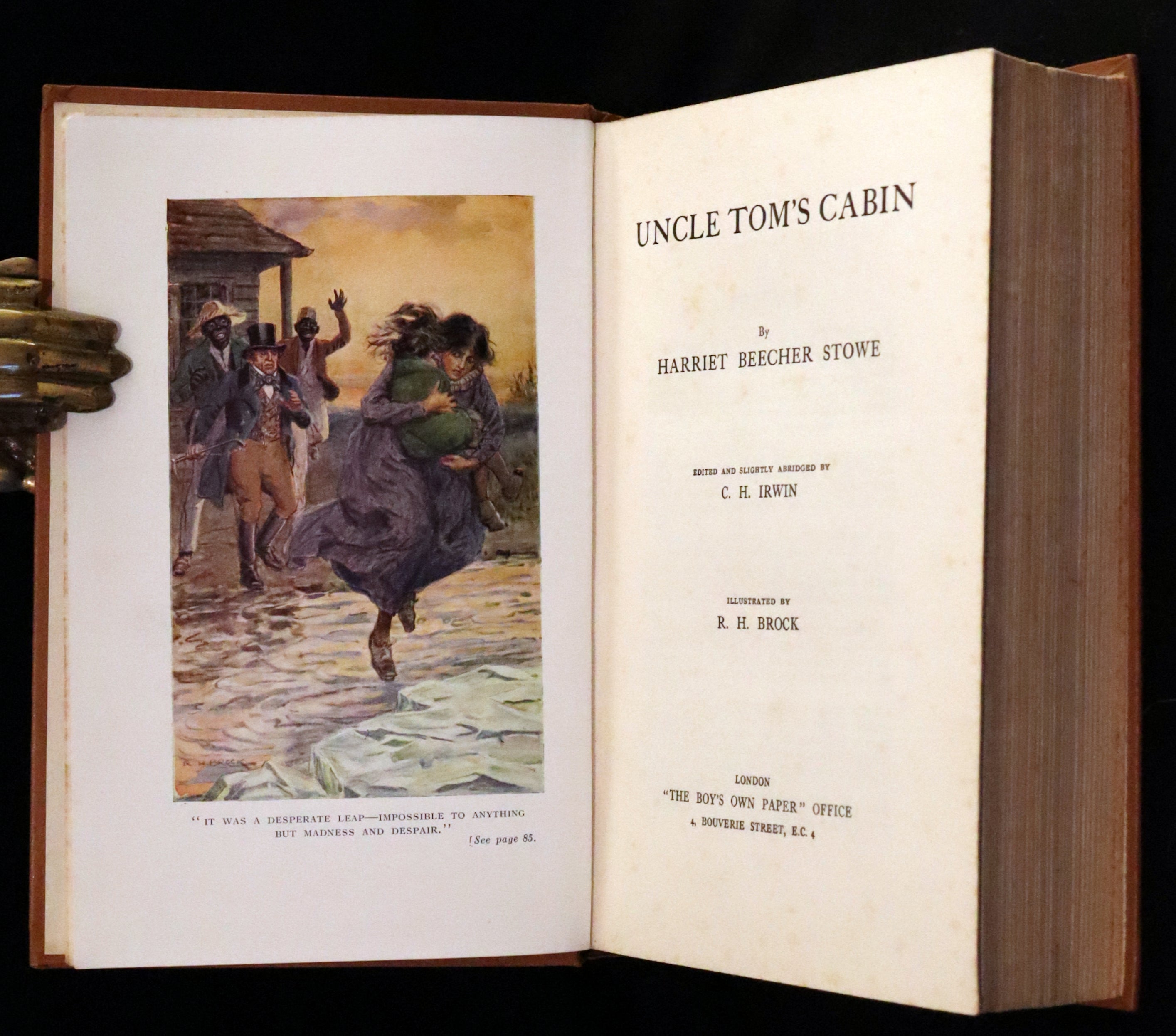 1920 Rare Book - Uncle Tom's Cabin by Harriet Beecher Stowe illustrate ...