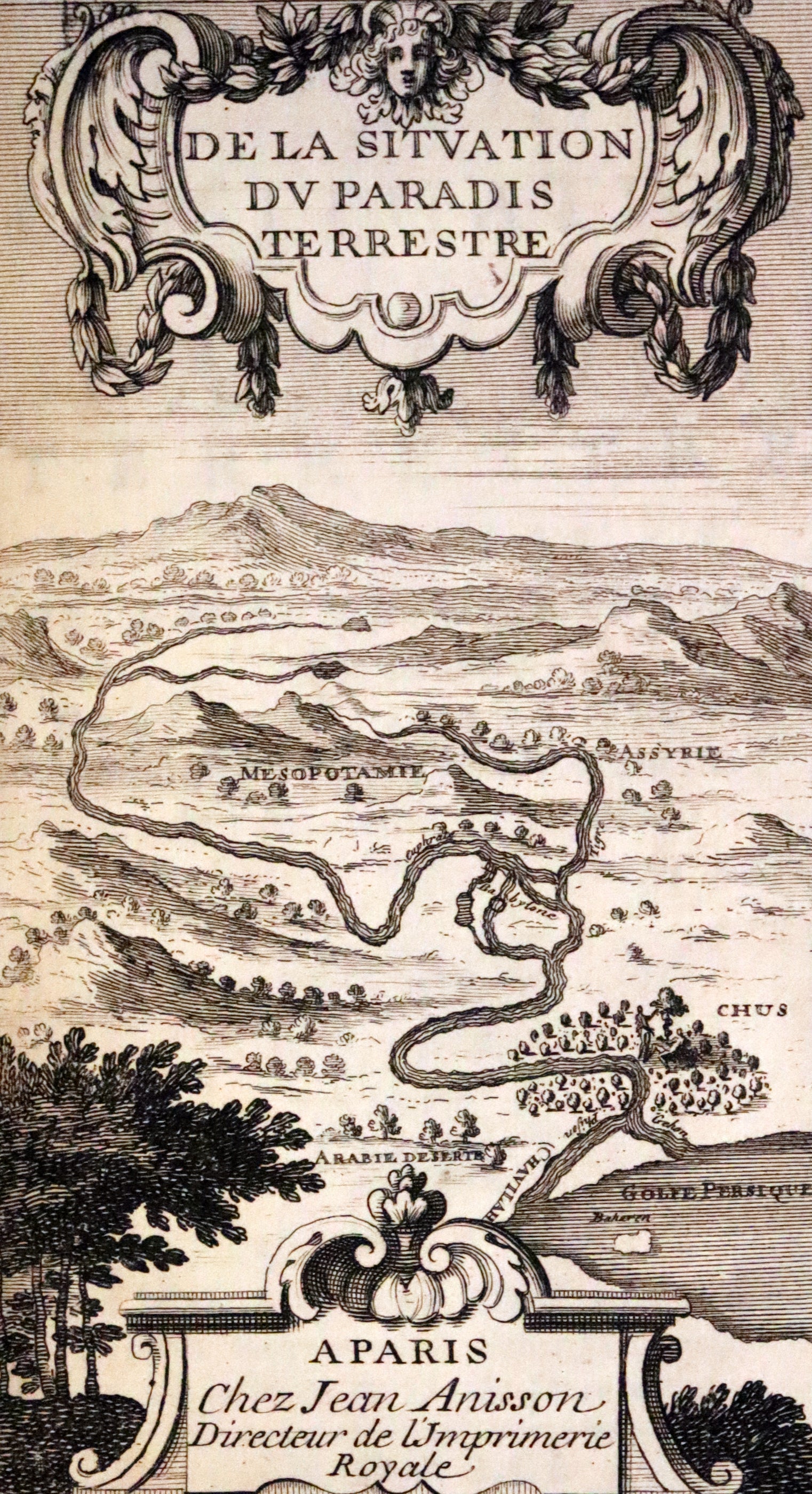 1691 Rare French First Edition - Treatise on the Location of the ...