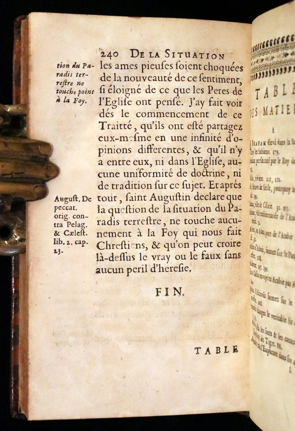 1691 Rare French First Edition - Treatise on the Location of the ...