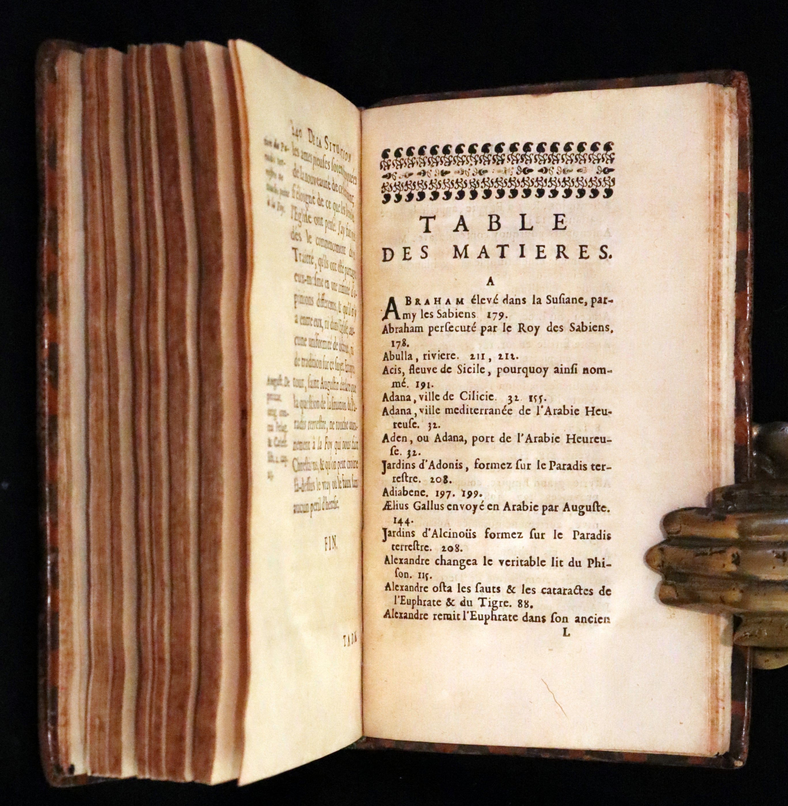 1691 Rare French First Edition - Treatise on the Location of the ...