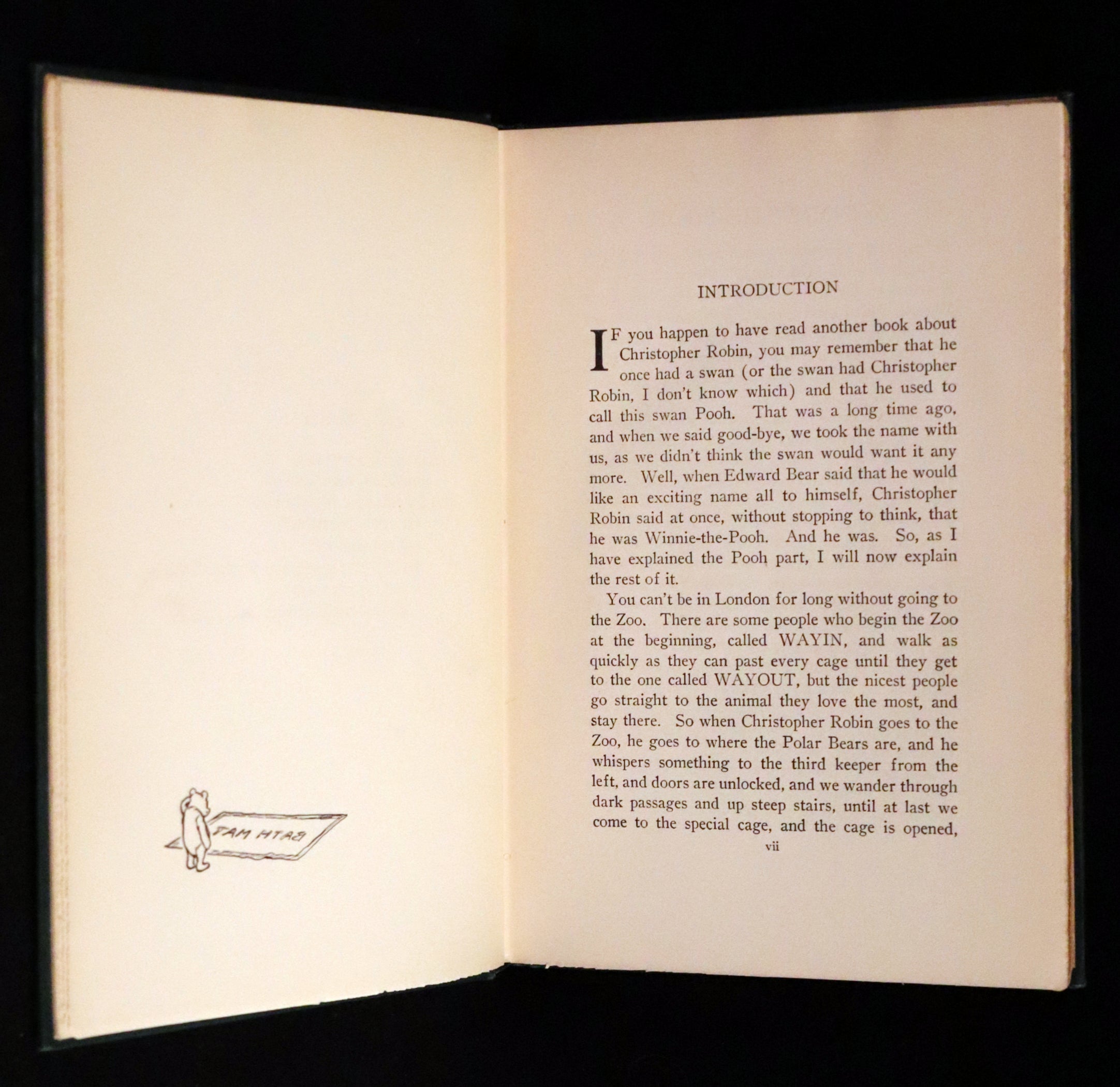 1926 Rare First Edition - Winnie-The-Pooh written by A.A. Milne and ...