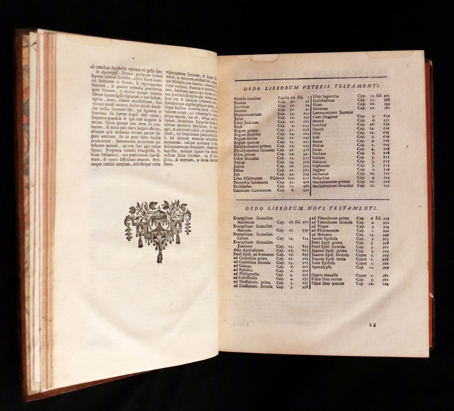 1743 Rare Latin Bible - Biblia Sacra, Holy Bible published in Lyons ...