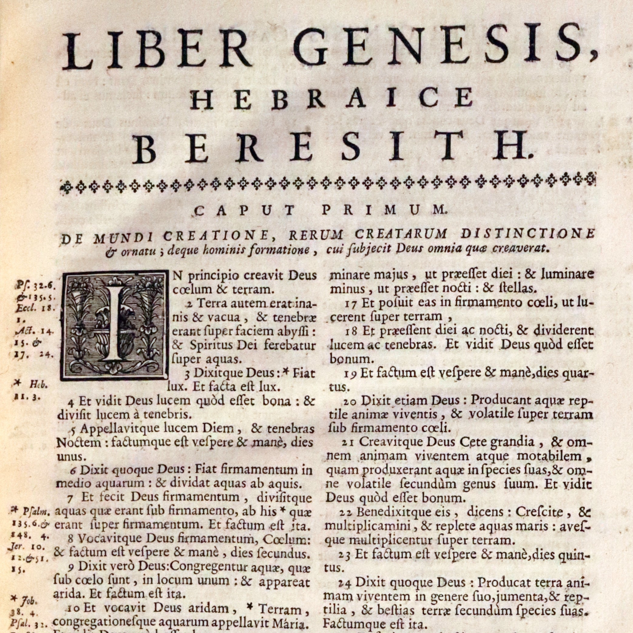 1743 Rare Latin Bible - Biblia Sacra, Holy Bible published in Lyons ...