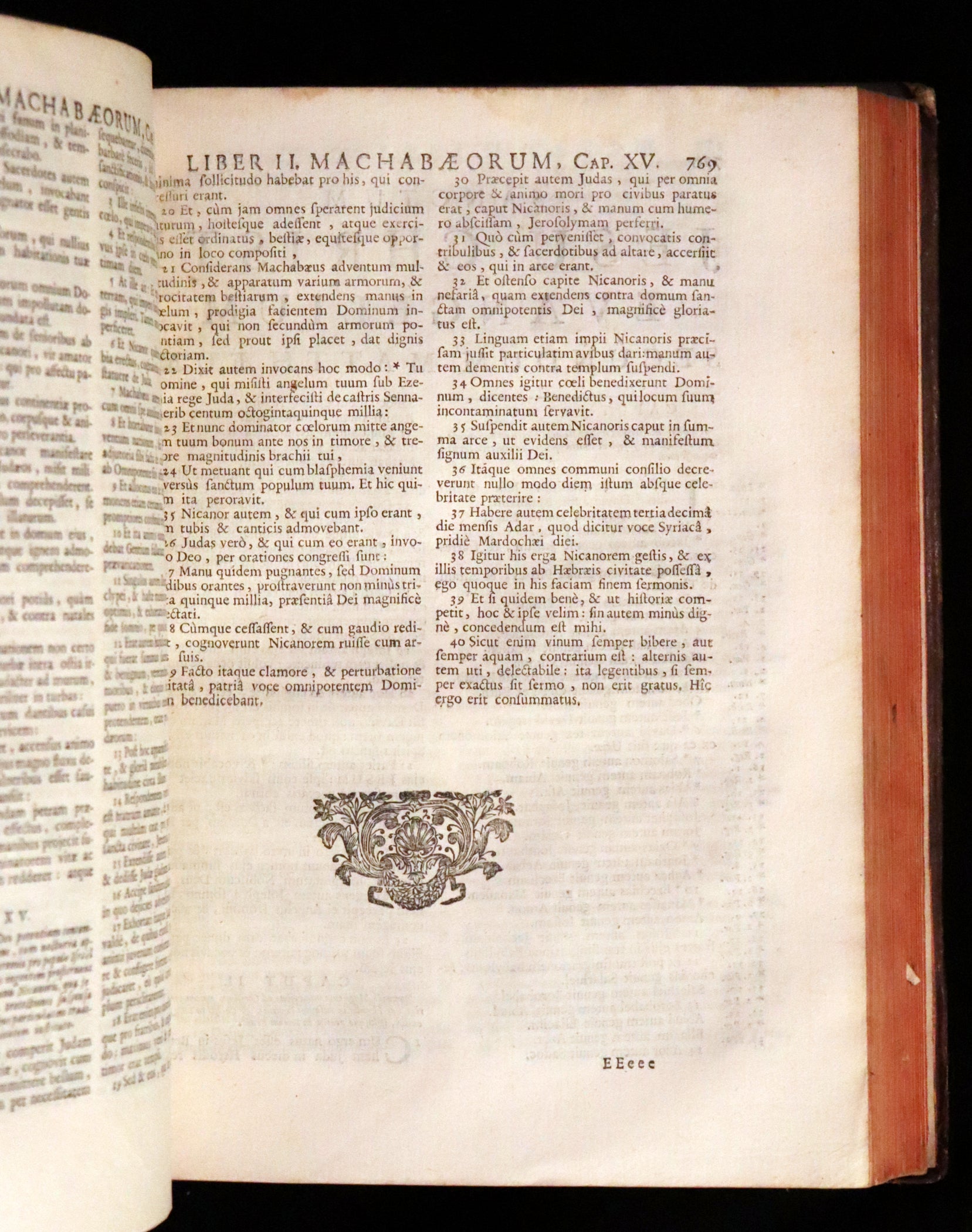 1743 Rare Latin Bible - Biblia Sacra, Holy Bible published in Lyons ...