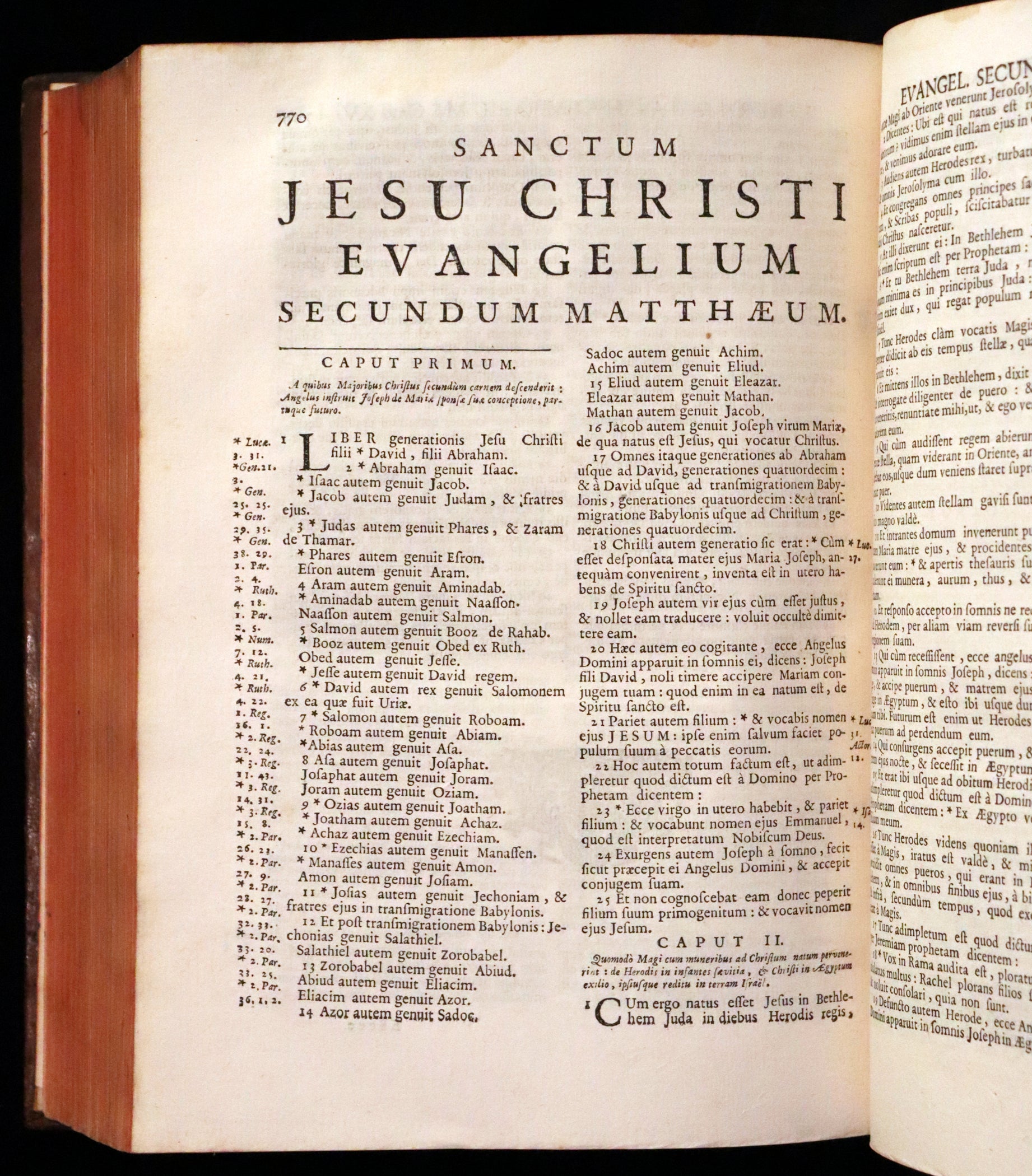 1743 Rare Latin Bible - Biblia Sacra, Holy Bible published in Lyons ...