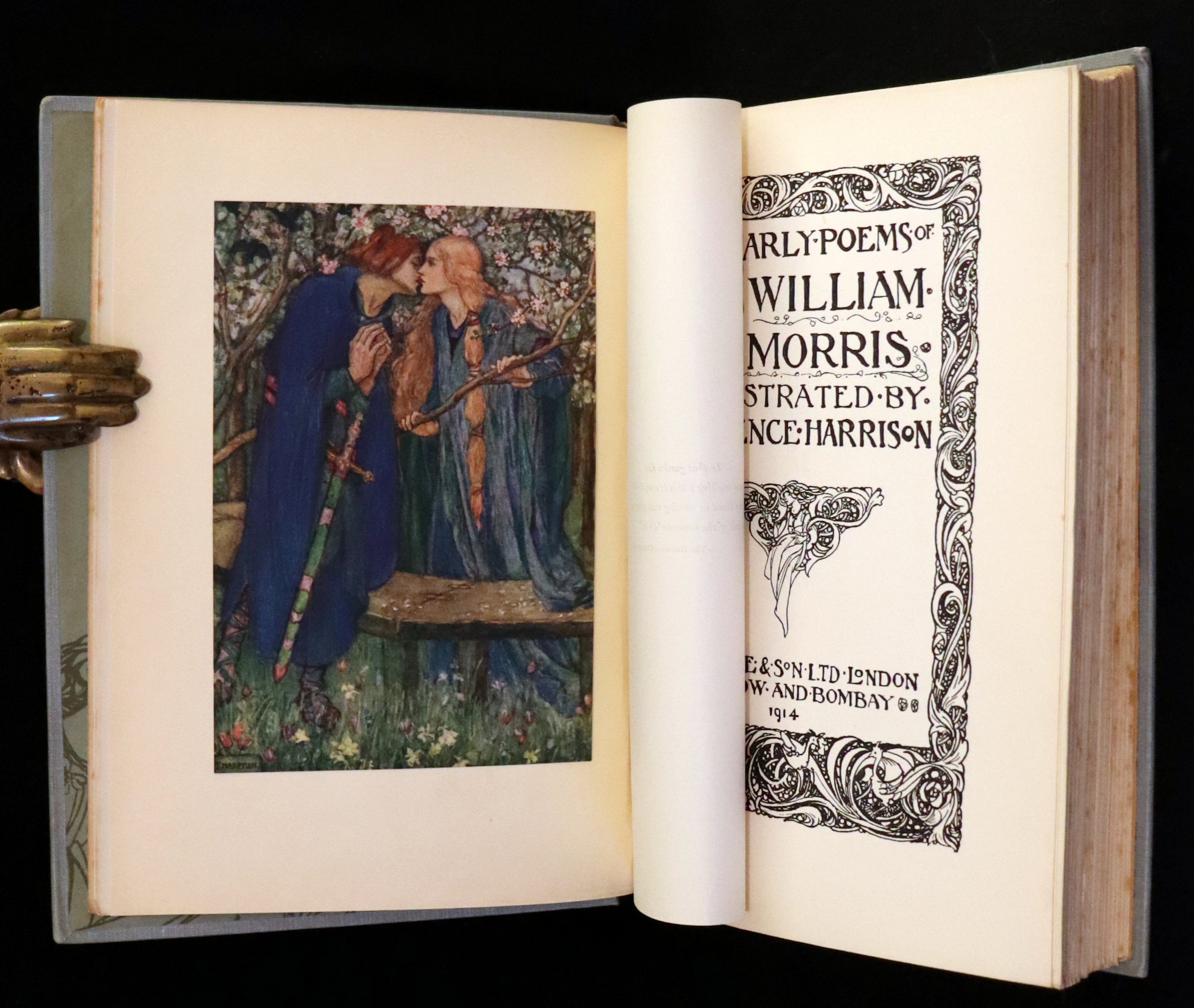 1914 Rare First Edition - Early Poems of William Morris Illustrated by ...