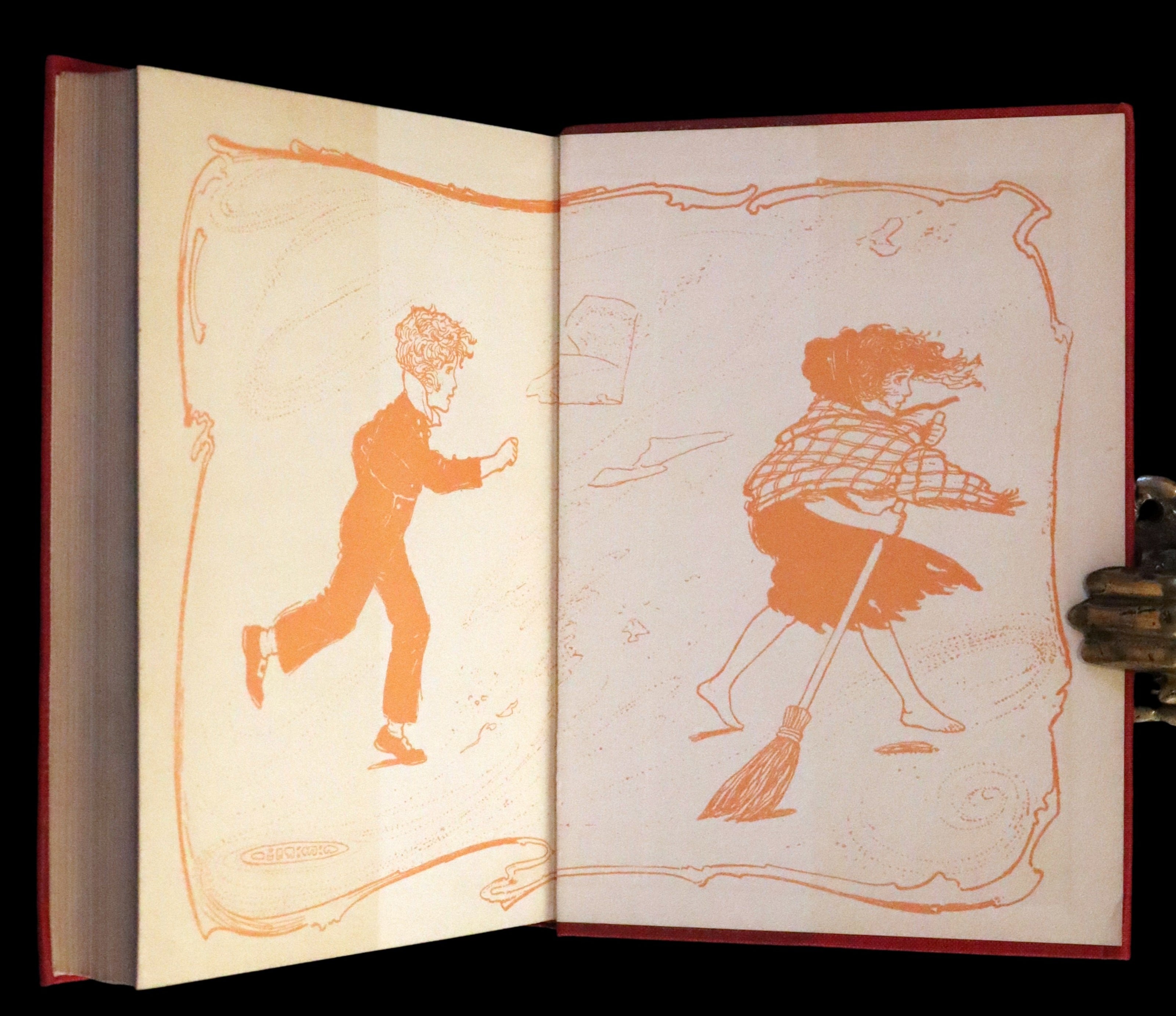 1909 Rare Book - At the Back of the North Wind illustrated by Maria L ...