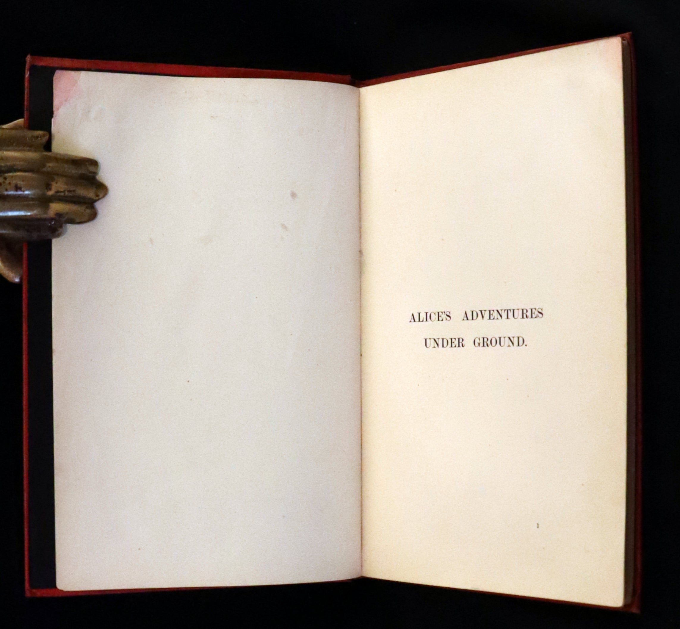 1886 Rare First Edition - Alice's Adventures Under Ground illustrated ...