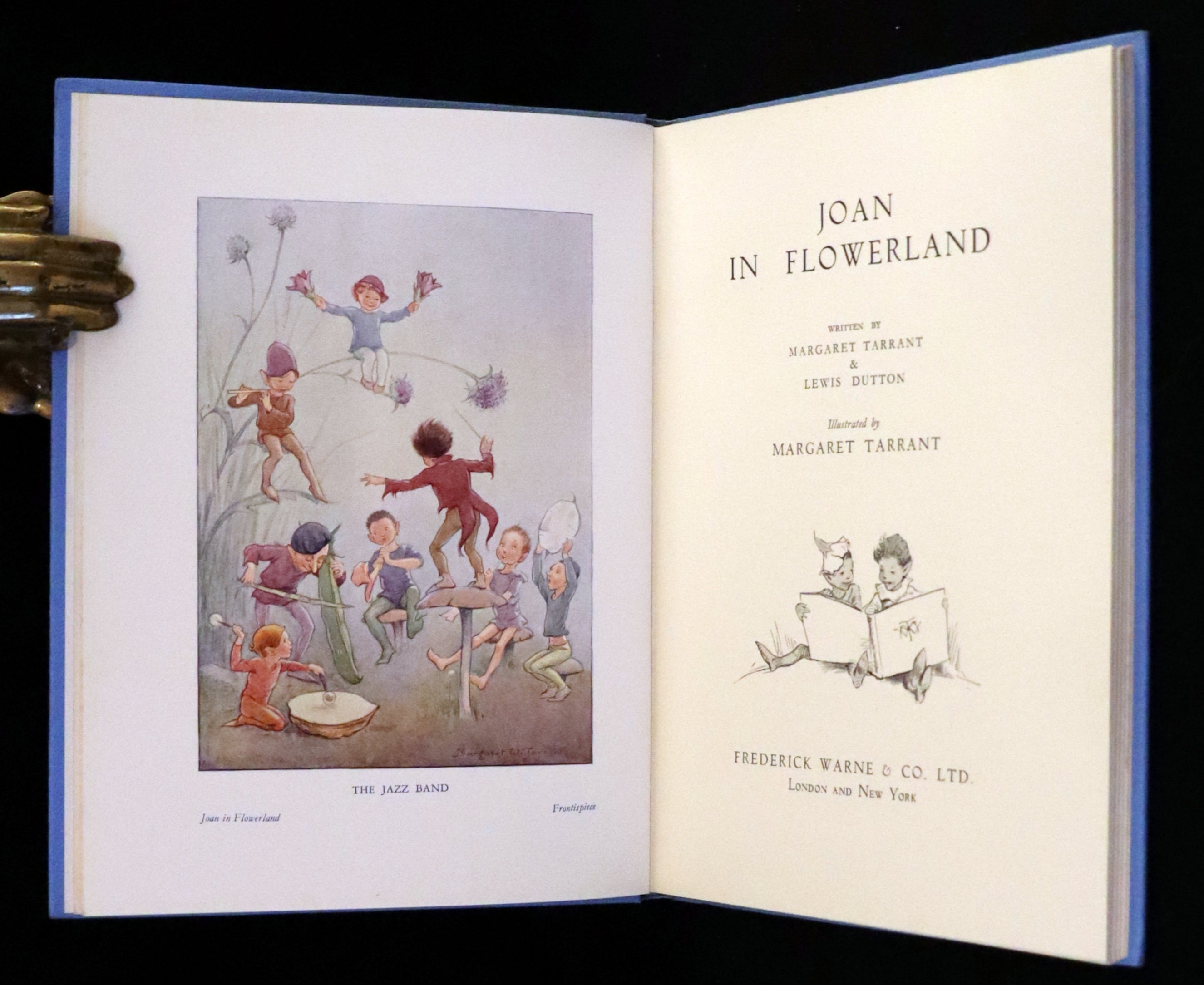1936 Scarce Edition in Dust Jacket - Joan in Flowerland written and il ...