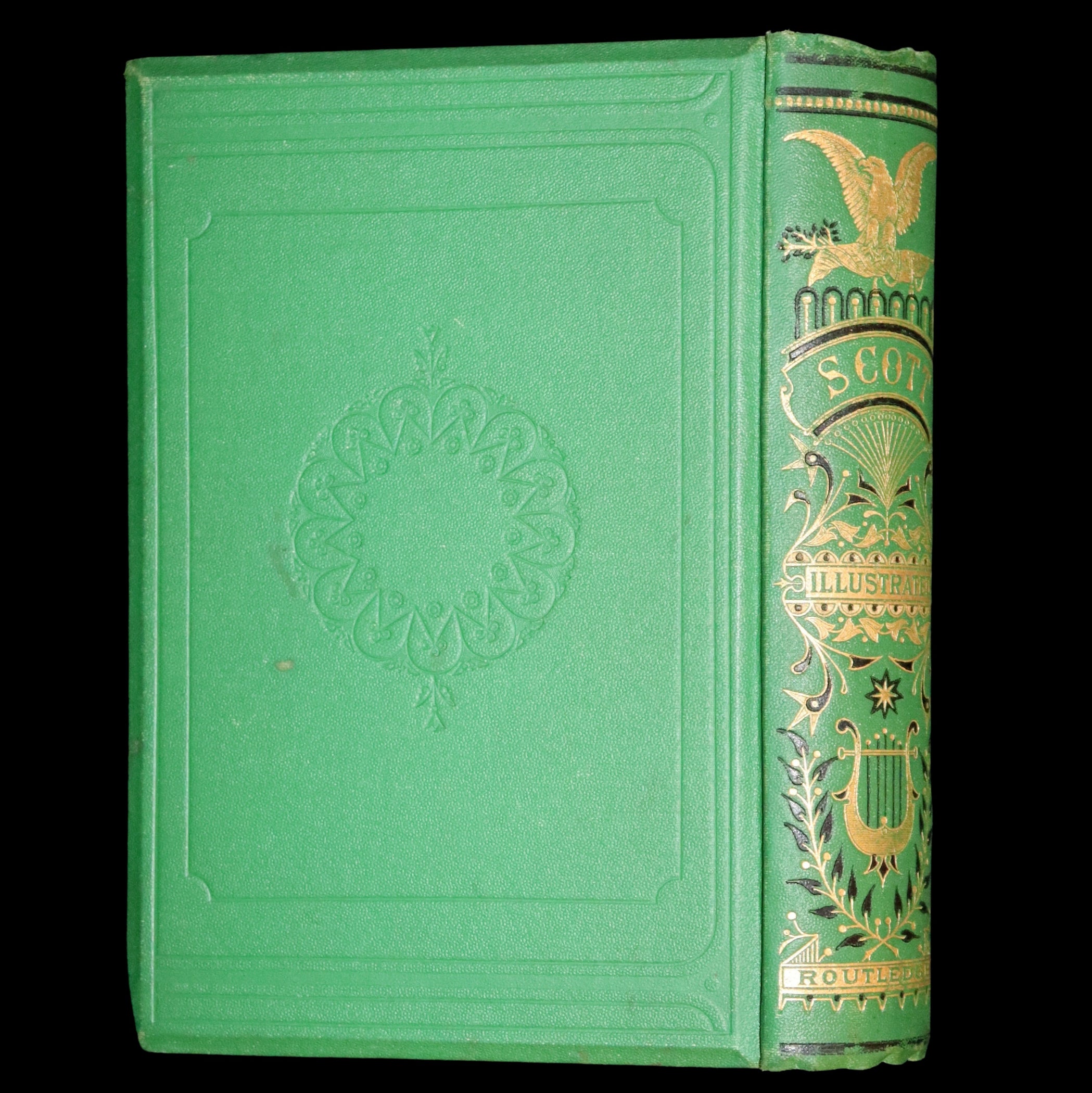 1870 Rare Book ~ The Poetical Works of Sir Walter Scott Illustrated by ...