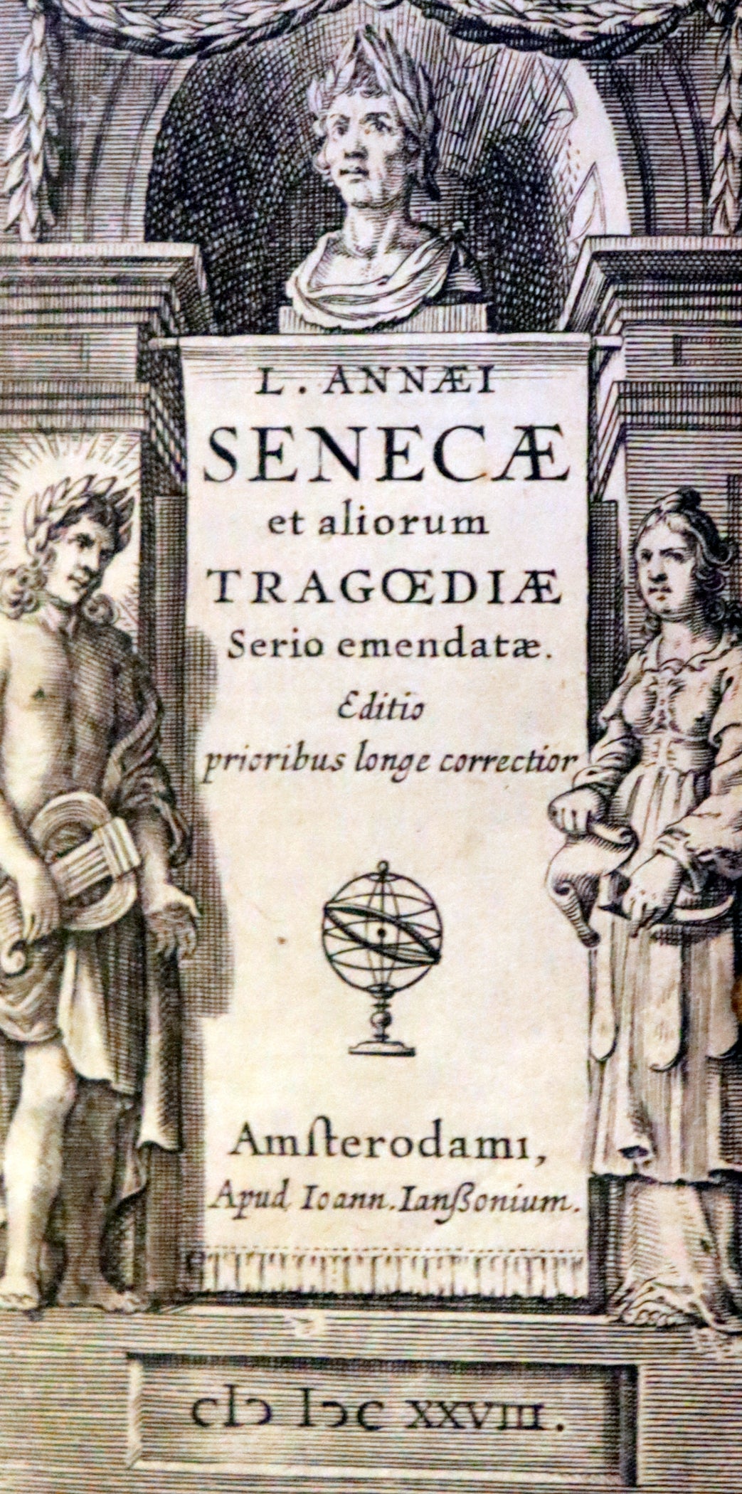 1628 Rare Latin Book - Seneca, L. Annæi Senecæ - Tragedies, Oedipus, H ...