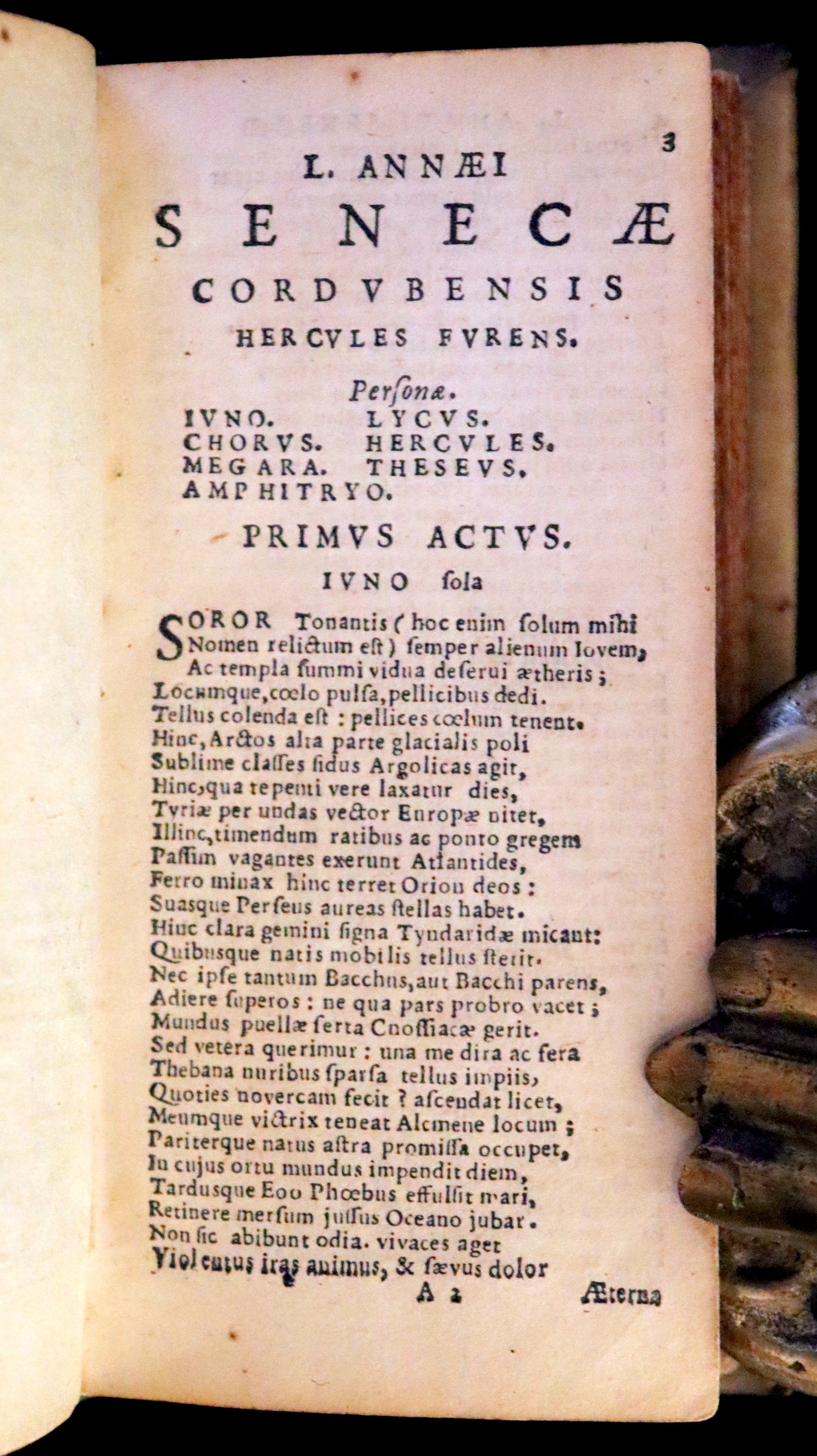 1628 Rare Latin Book - Seneca, L. Annæi Senecæ - Tragedies, Oedipus ...