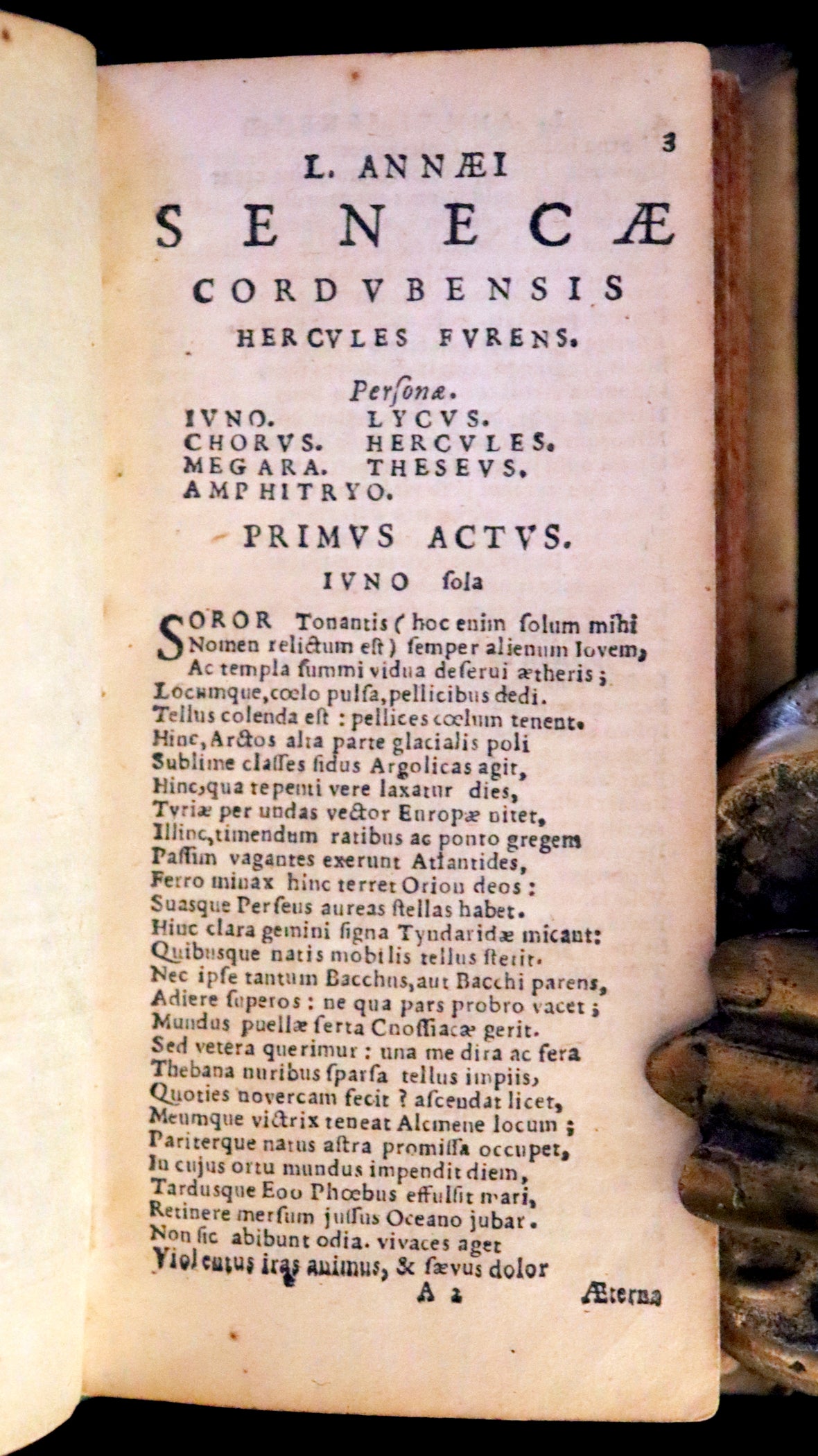 1628 Rare Latin Book - Seneca, L. Annæi Senecæ - Tragedies, Oedipus, H ...