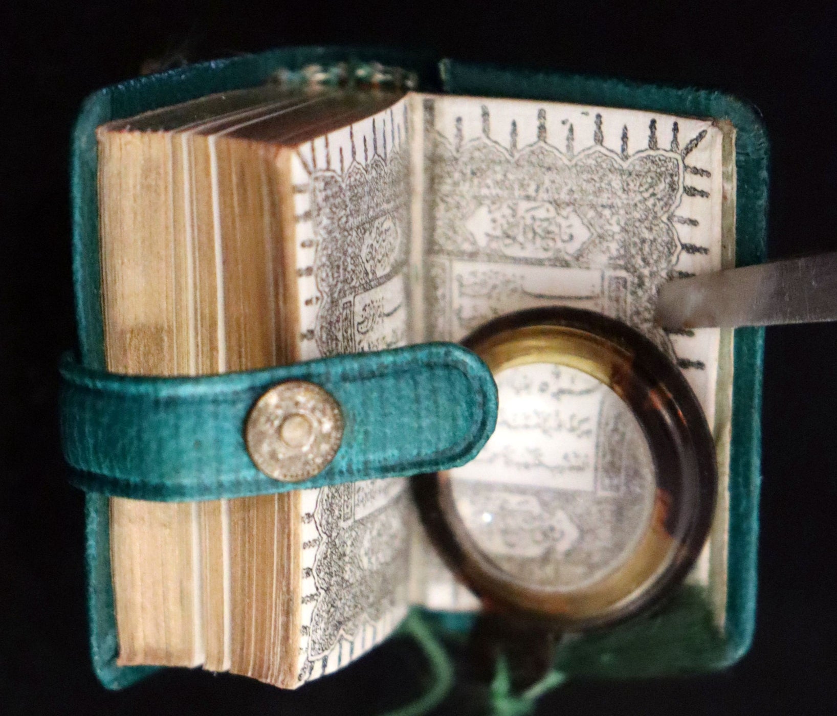 1920 Rare Miniature Arabic Book, The Koran, Quran by Steinbrener Magni ...
