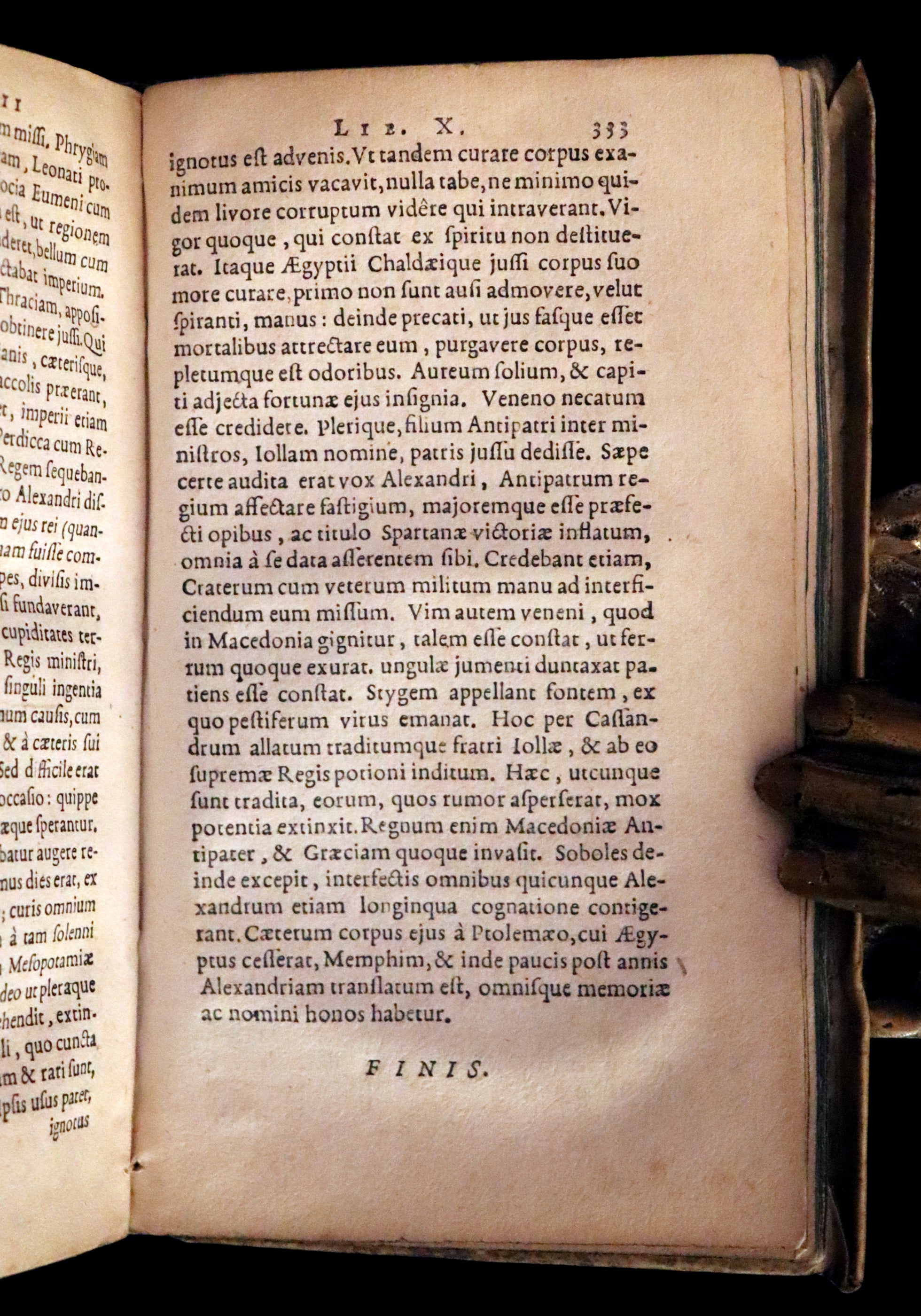 1633 Rare Latin Vellum Book - Histories of Alexander the Great with Ma ...