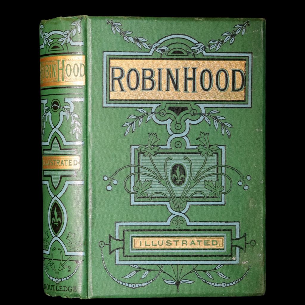 1884 Scarce Edition - Robin Hood by Ritson and Illustrated by Gordon B ...