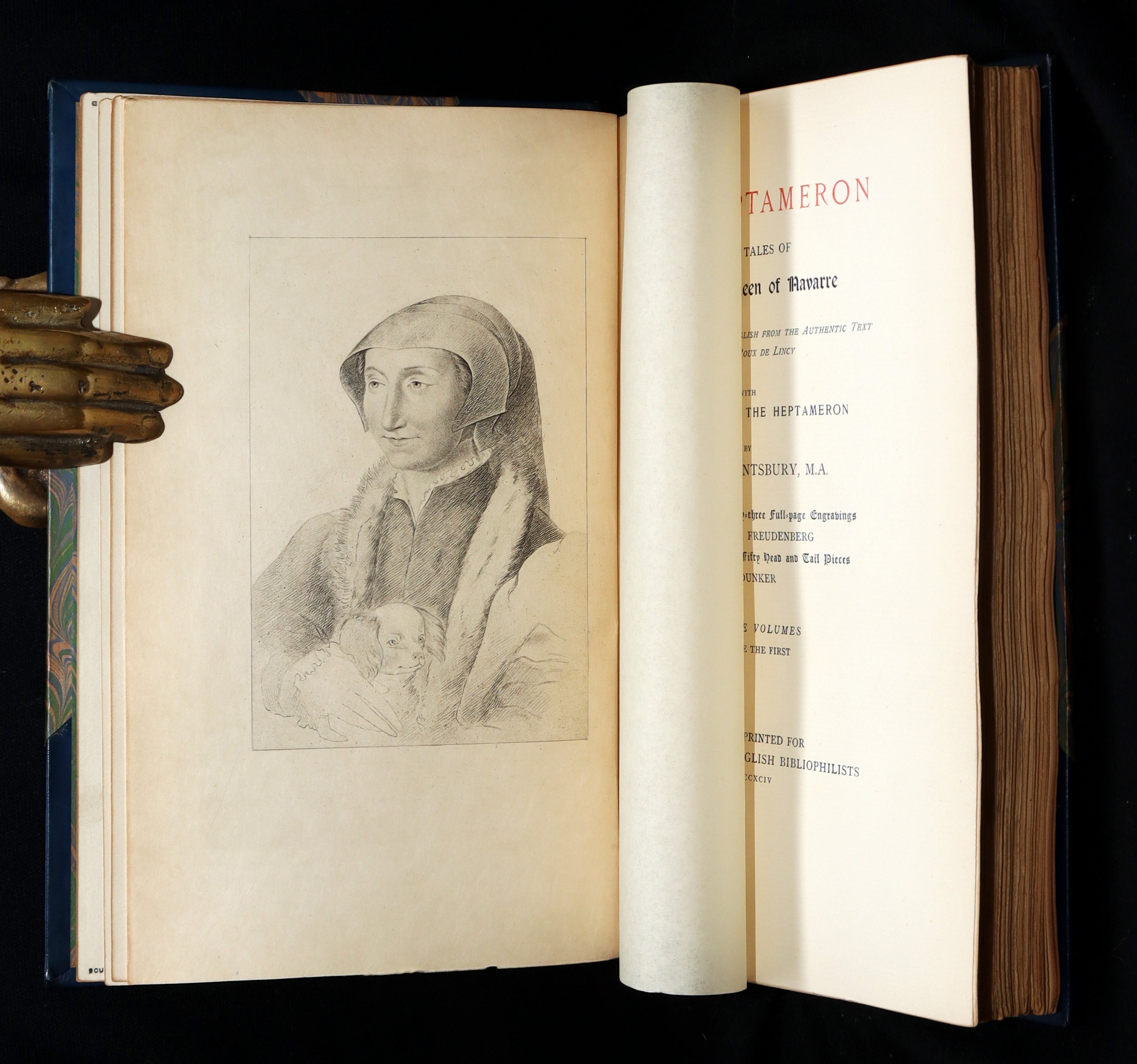 1894 Rare Book set - The Heptameron of the Tales of Margaret, Queen of ...