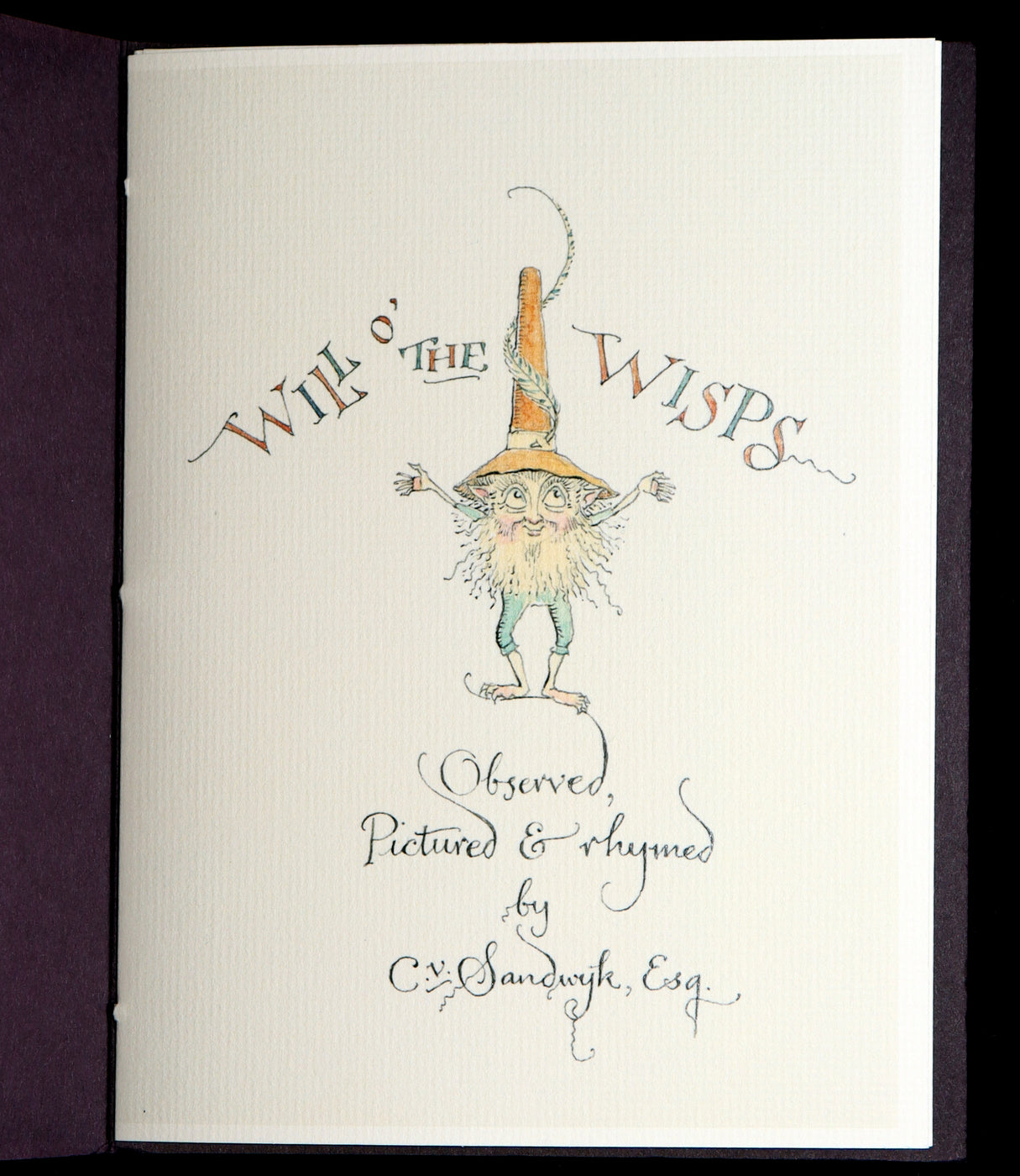 2023 Rare Signed First Edition - Will O' The Wisps by Charles van Sand — MFLIBRA - Antique Books