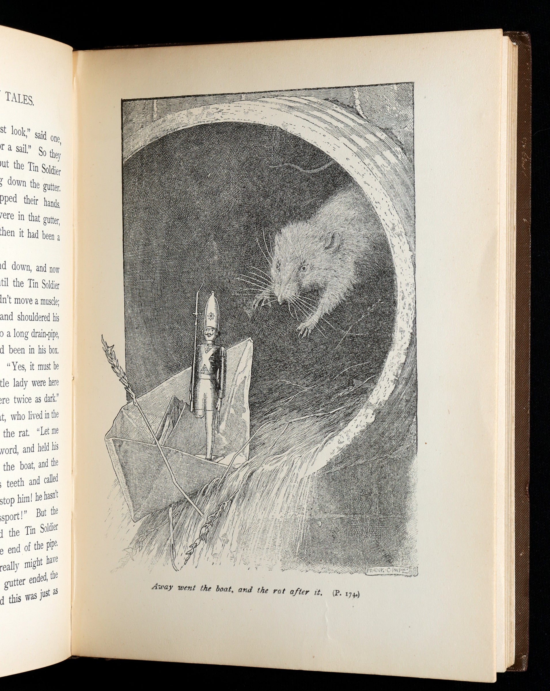 1910 Rare Book - Hans Andersen's Fairy Tales Illustrated by Frank C. P ...